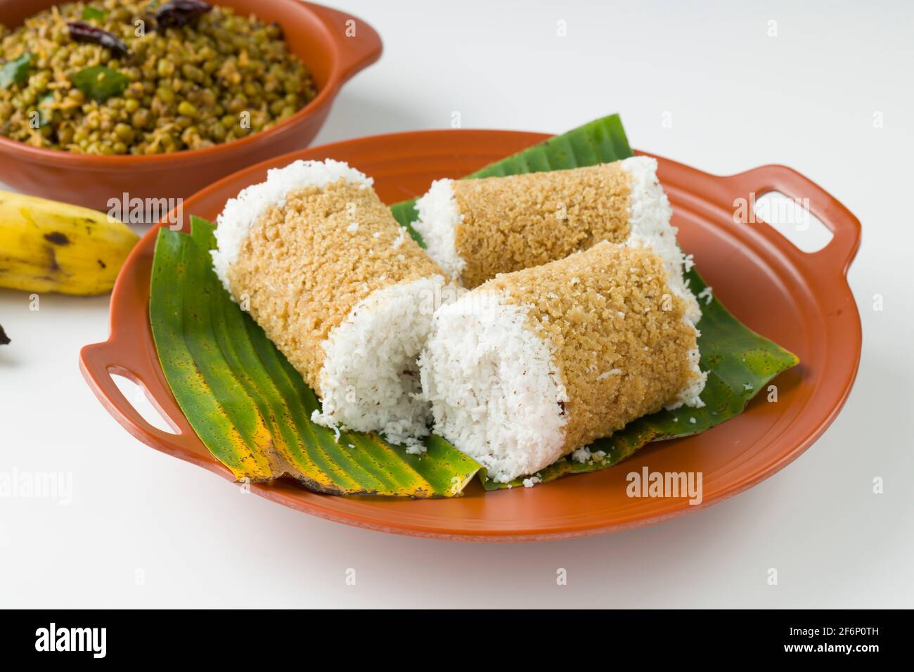 Kerala breakfast Wheat puttu,healthy steamed food which is the main ...