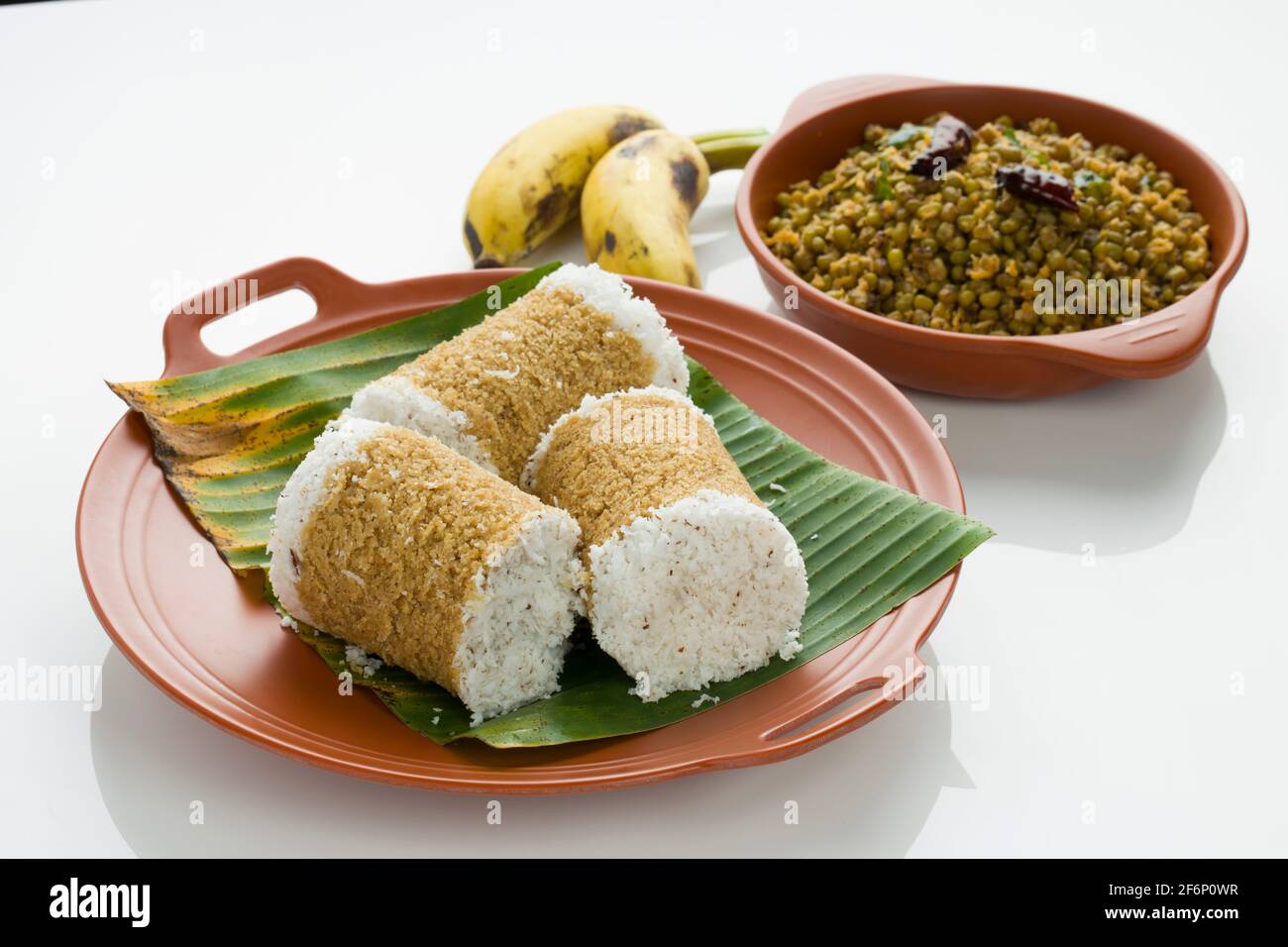Kerala breakfast Wheat puttu,healthy steamed food which is the main ...