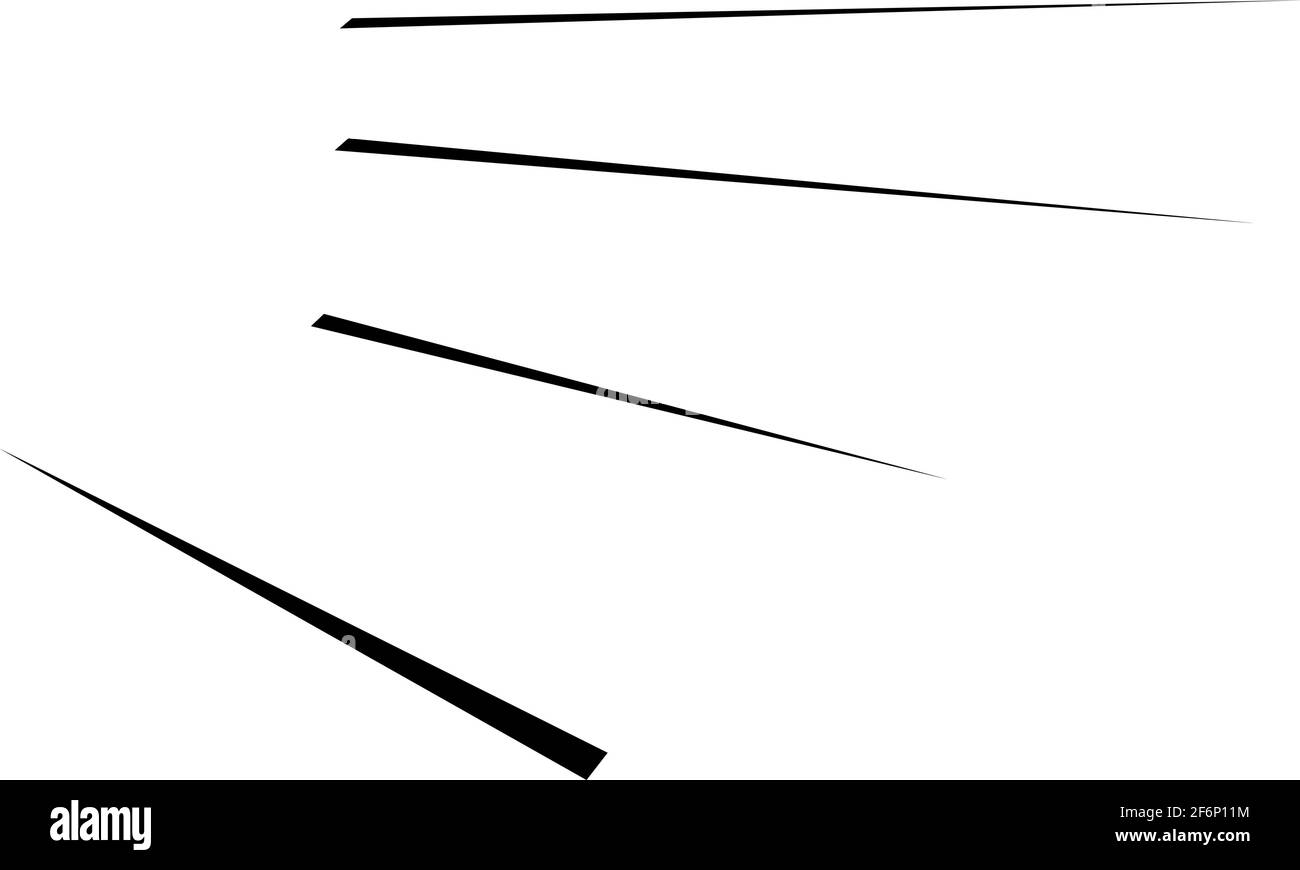 Dynamic 3D lines in perspective. Vanishing, diminishing lines, stripes ...