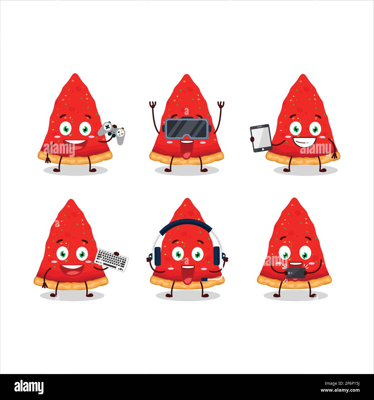 Slice of chicago cartoon character are playing games with various cute ...