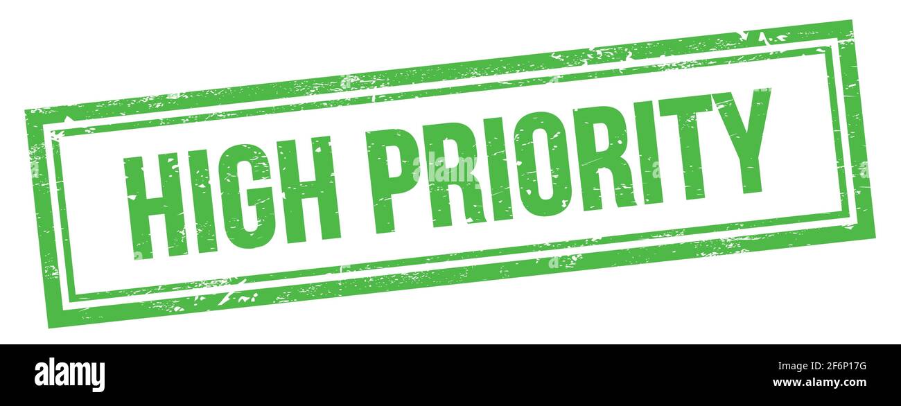 High priority rubber stamp hi-res stock photography and images - Alamy