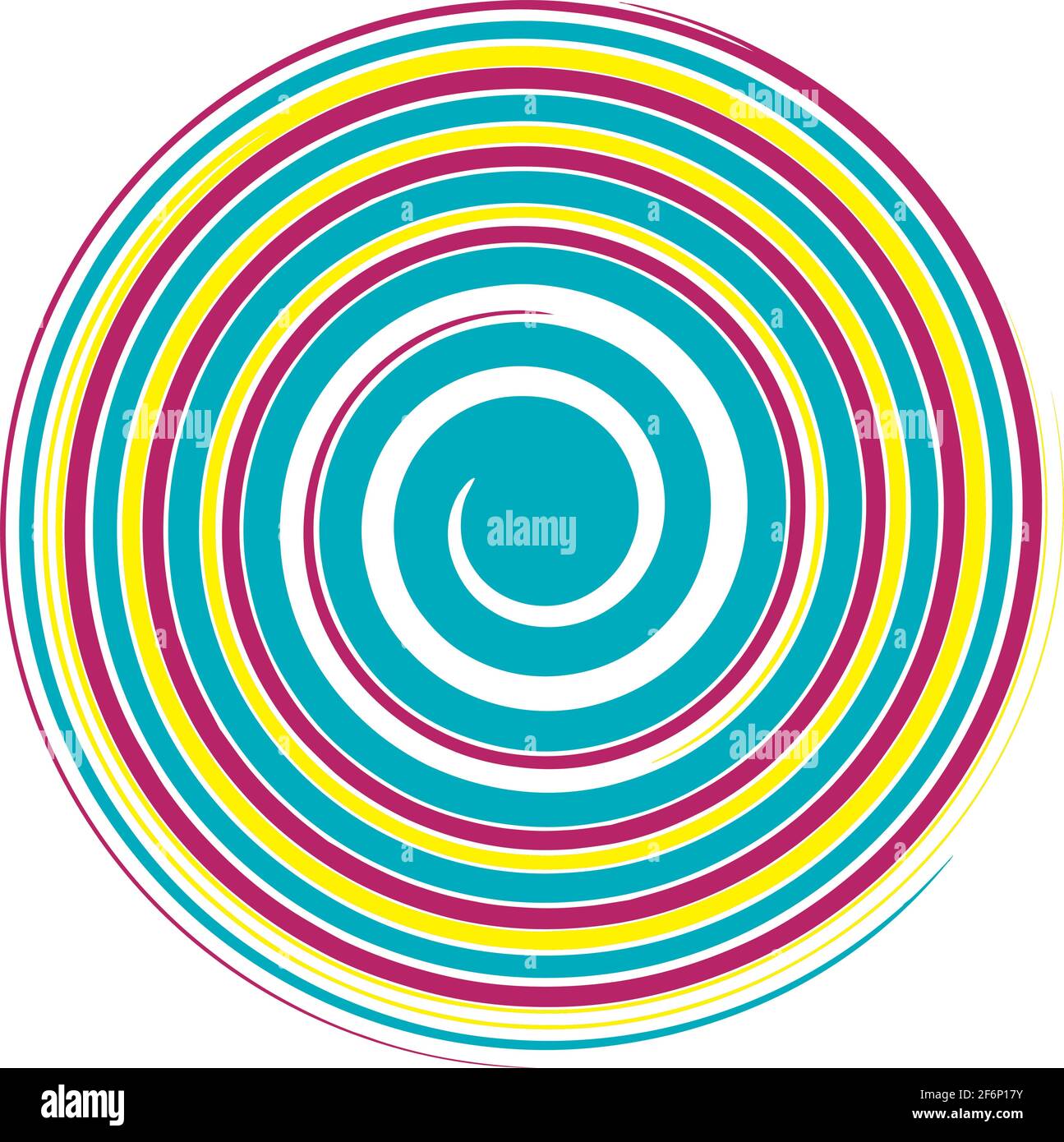 Spiral, twirl, whirl design element. Volute, helix, kink shape. Shape ...