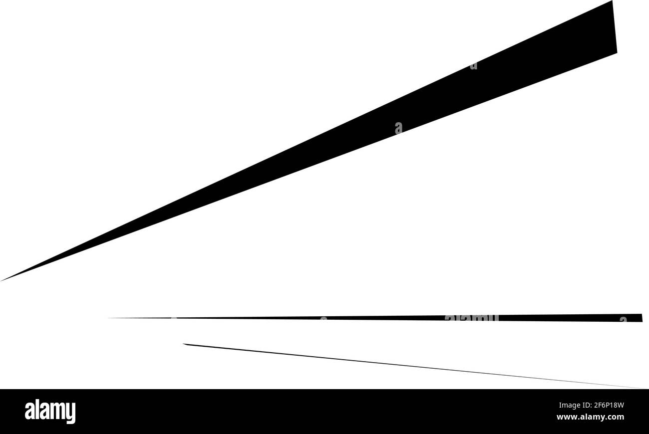 Dynamic 3D lines in perspective. Vanishing, diminishing lines, stripes ...