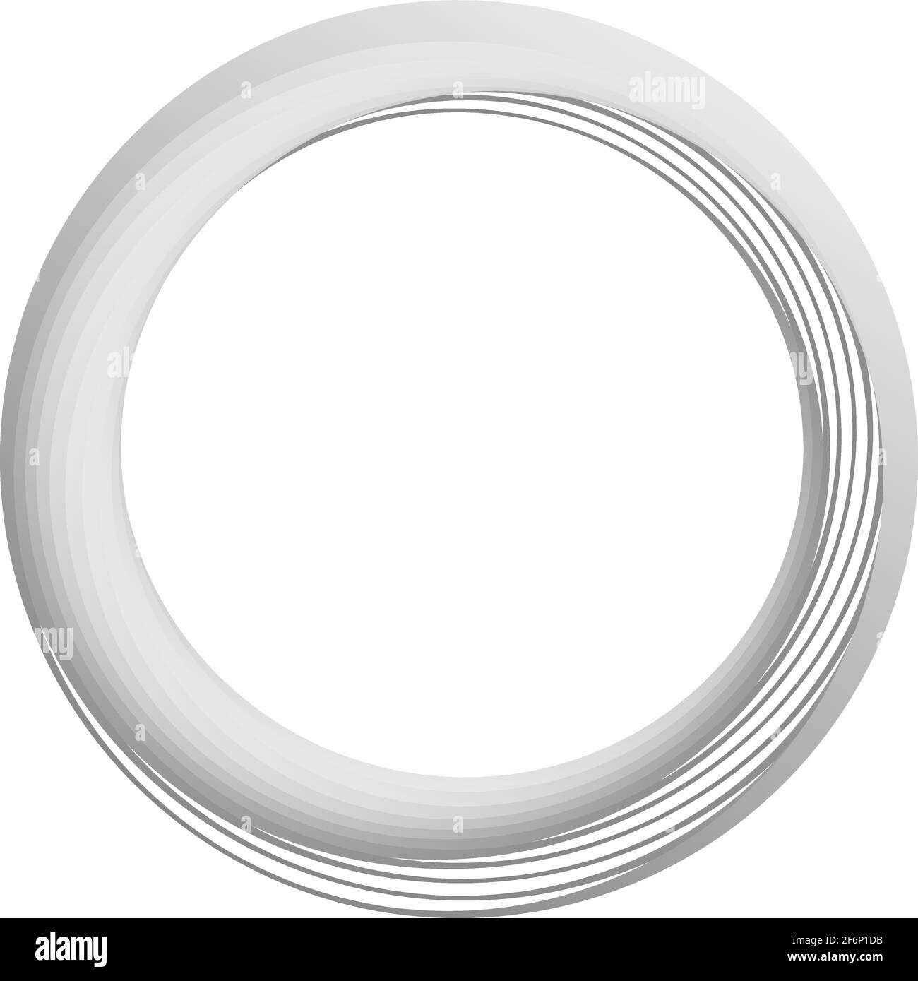 Geometric spiral, swirl, twirl circles. Abstract circular illustration ...