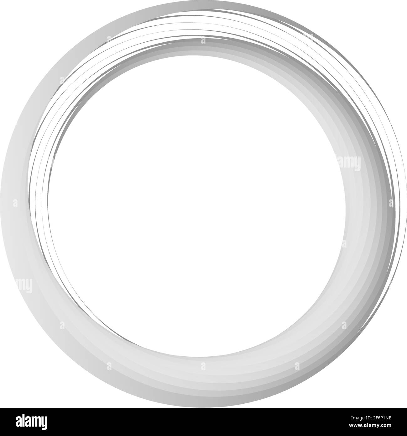 Geometric spiral, swirl, twirl circles. Abstract circular illustration ...