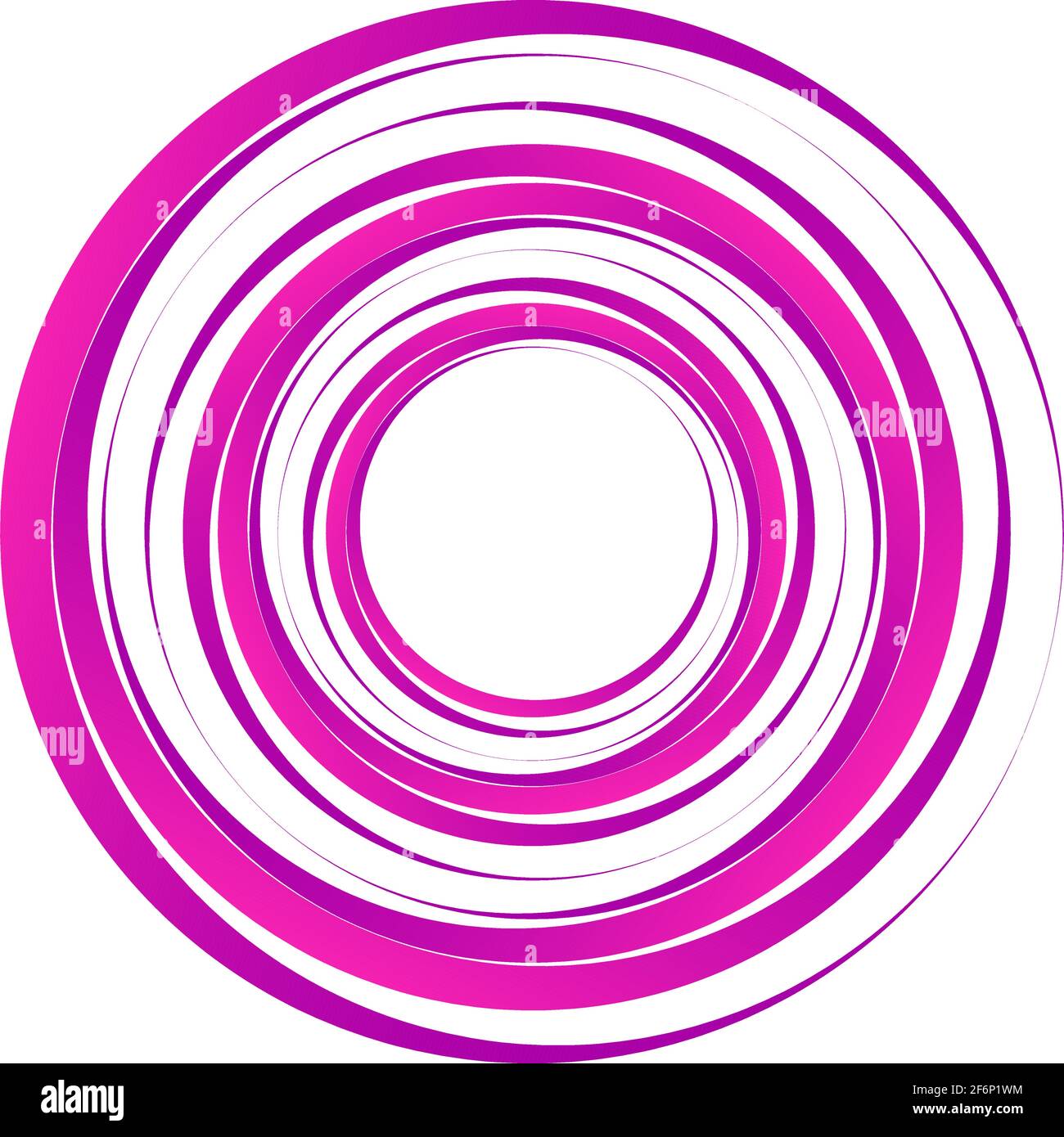 Geometric spiral, swirl, twirl circles. Abstract circular illustration ...