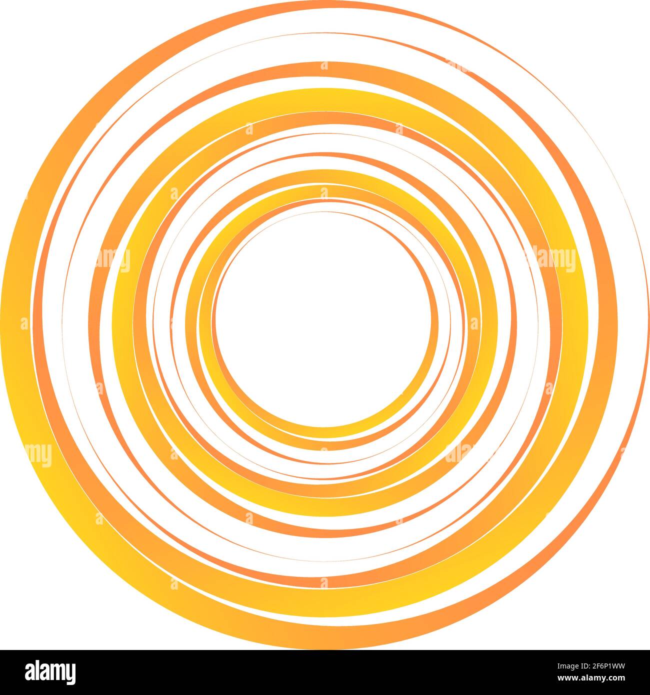 Geometric spiral, swirl, twirl circles. Abstract circular illustration ...