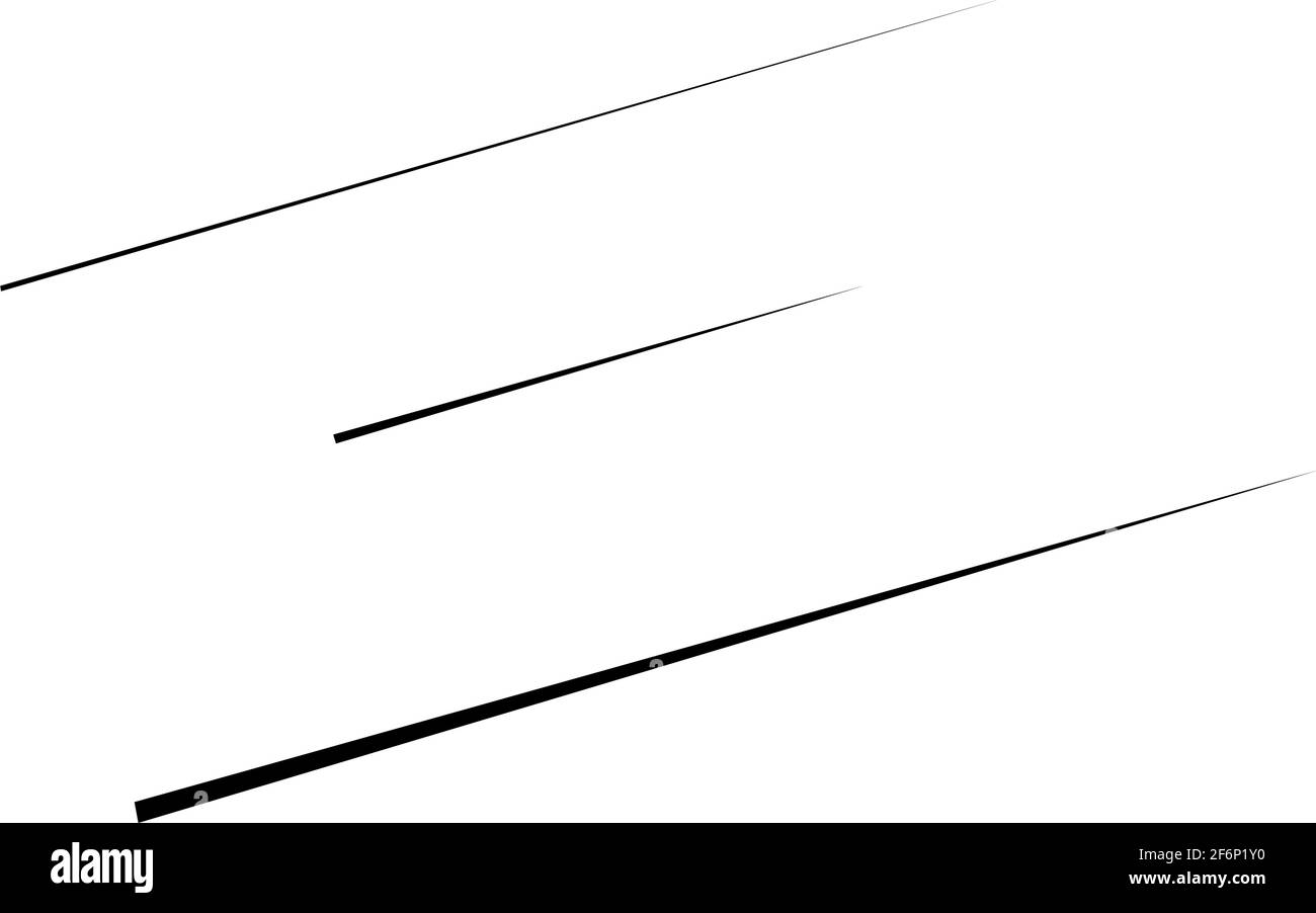 Dynamic 3D lines in perspective. Vanishing, diminishing lines, stripes ...