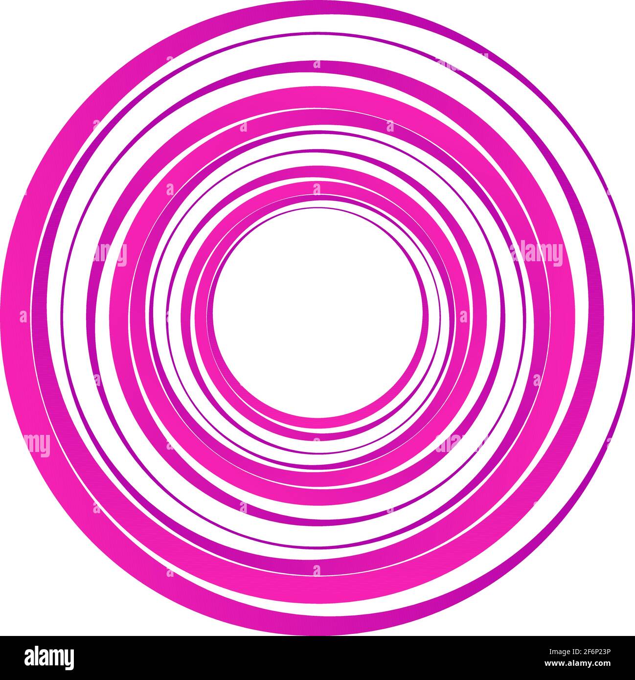 Geometric spiral, swirl, twirl circles. Abstract circular illustration ...