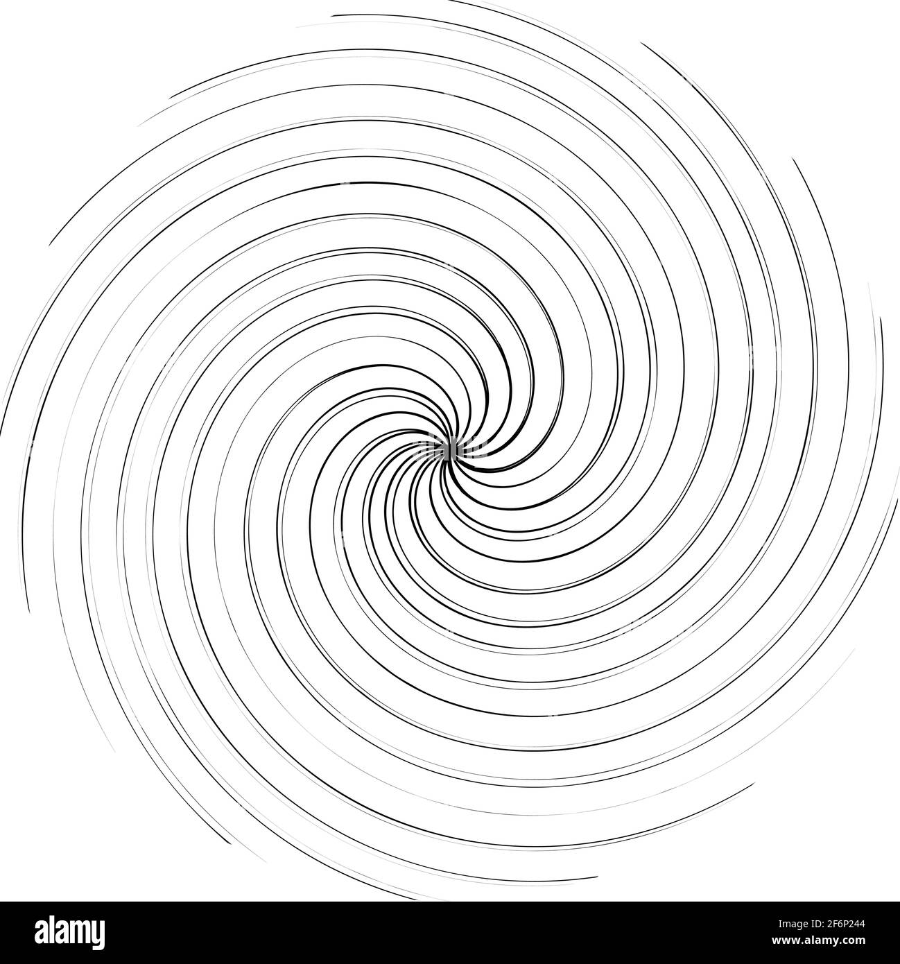 Spiral, swirl, twirl vector design element. Volute, helix, whorl vector ...