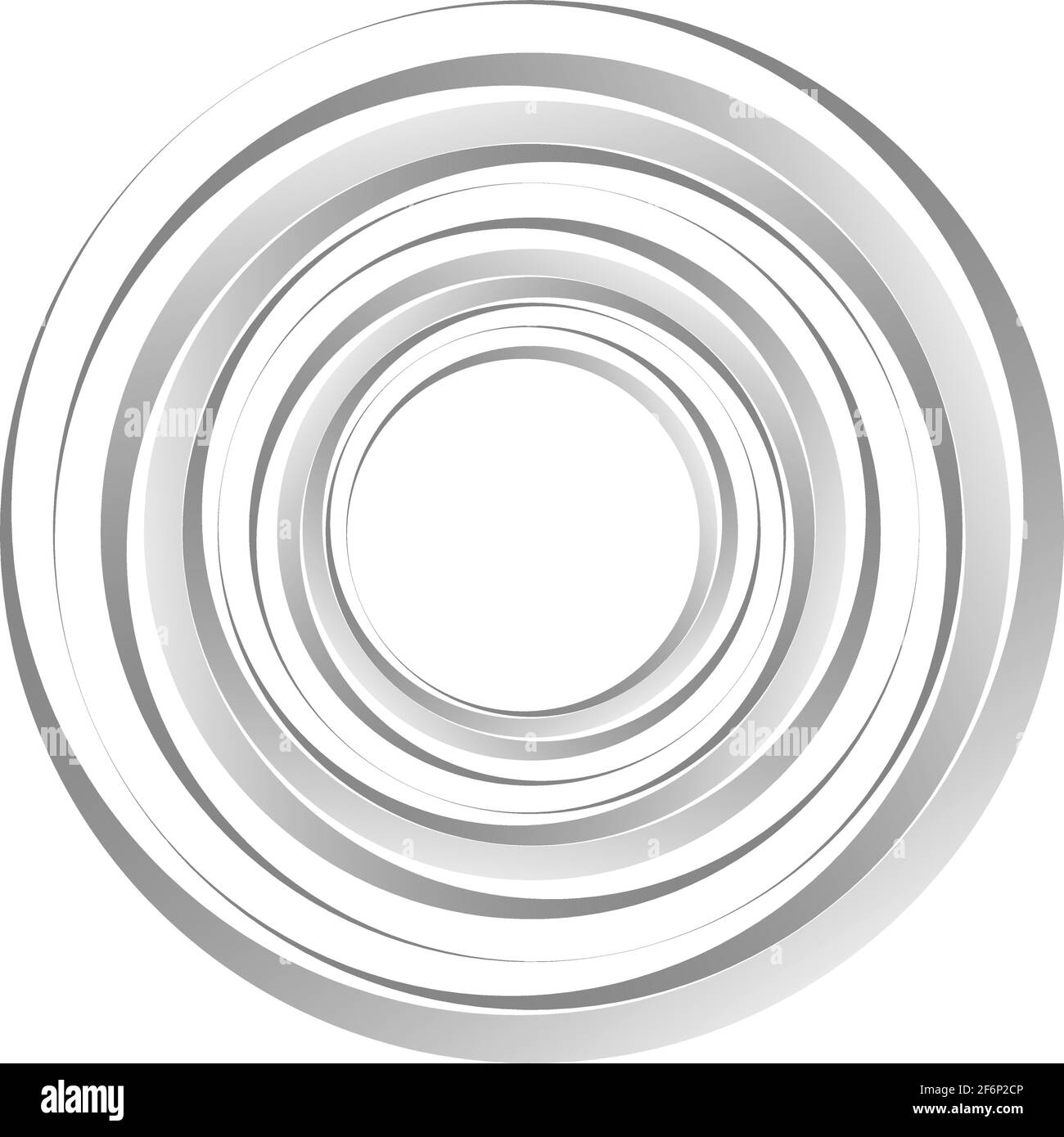 Geometric spiral, swirl, twirl circles. Abstract circular illustration ...