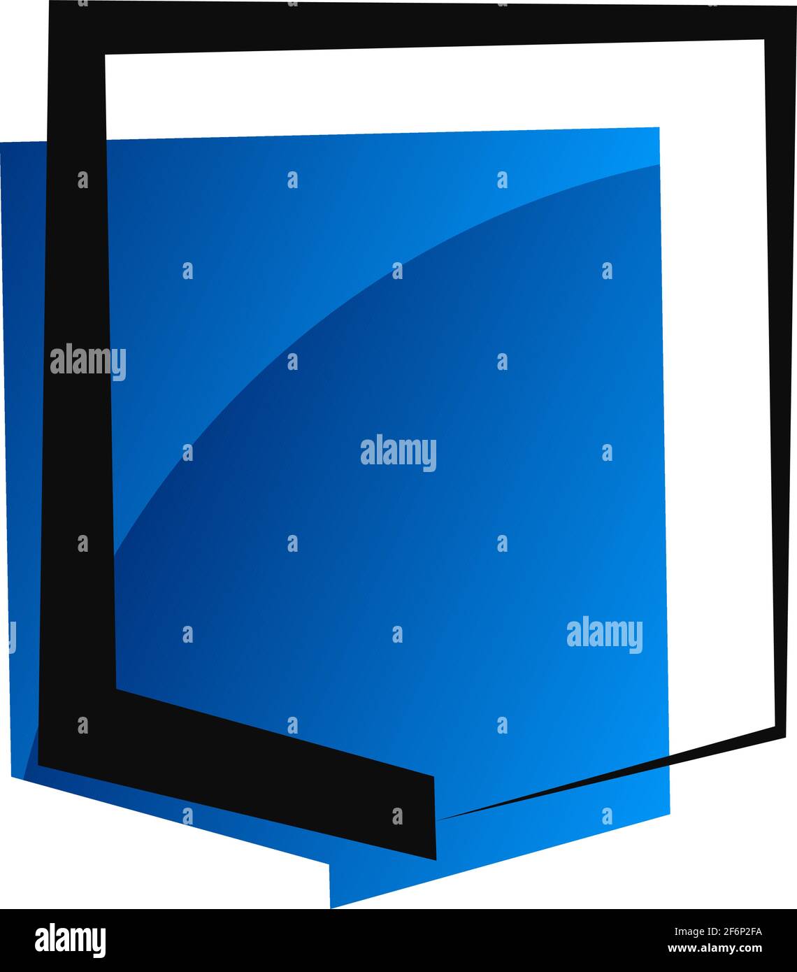 Shield, armor icon, symbol, logo with contour. Protection, defense ...