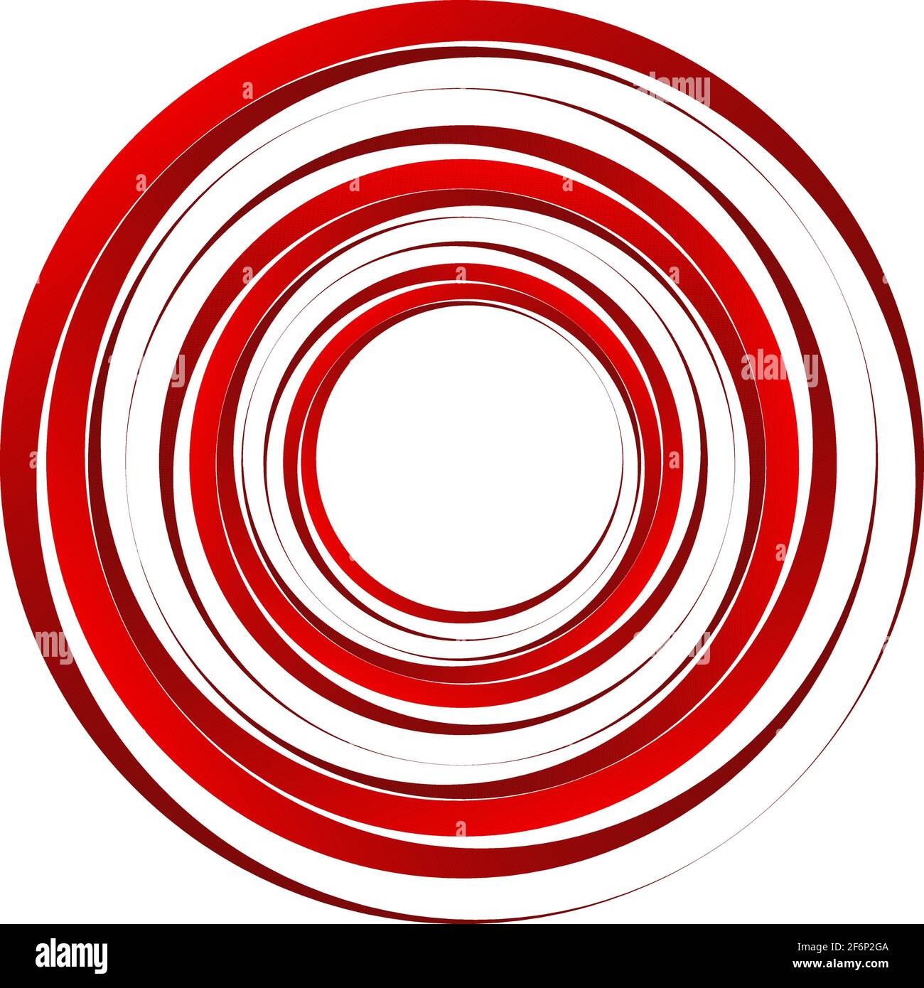 Geometric spiral, swirl, twirl circles. Abstract circular illustration ...