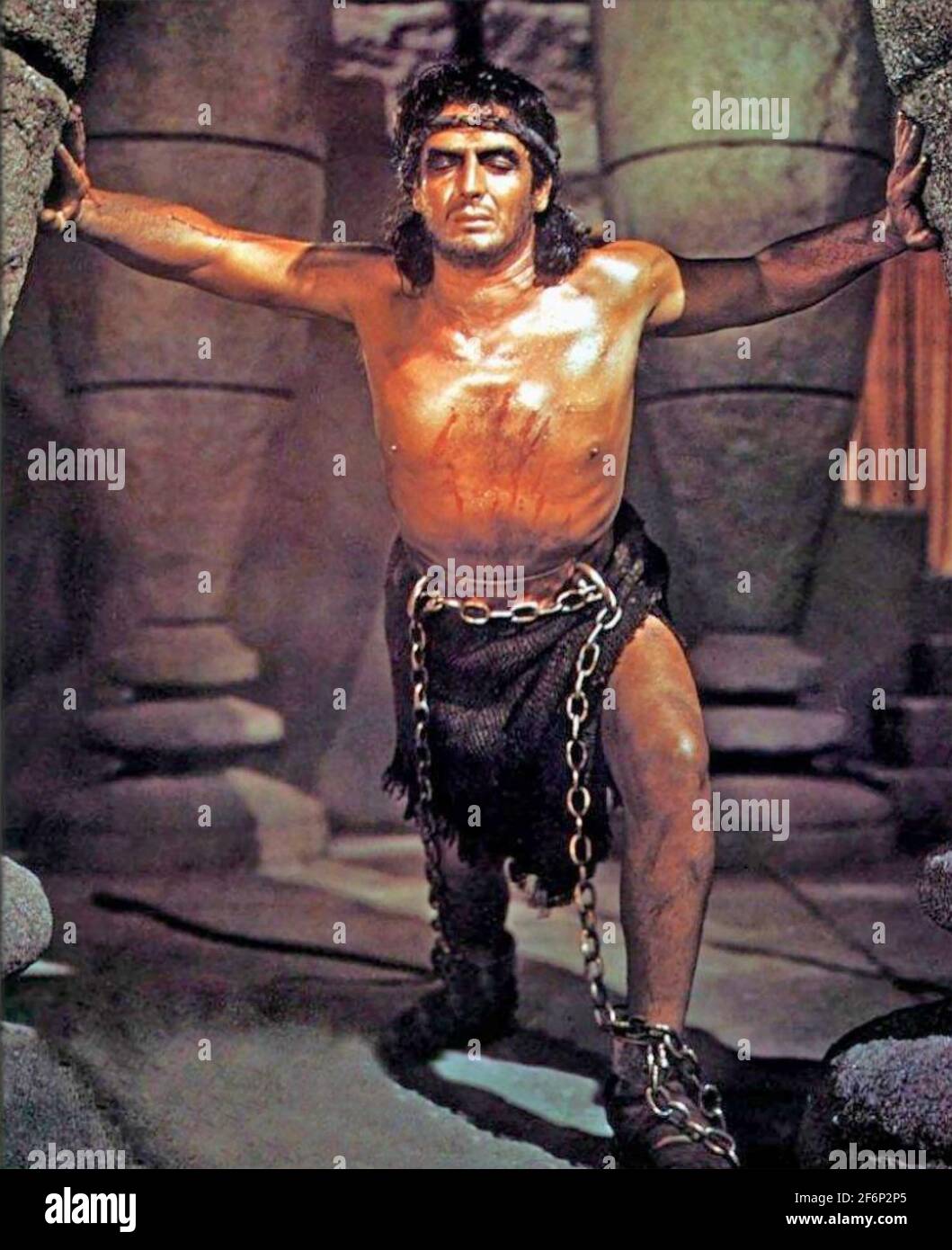 SAMSON AND DELILAH 1949 Paramount Pictures film with Victor Mature as Samson Stock Photo - Alamy