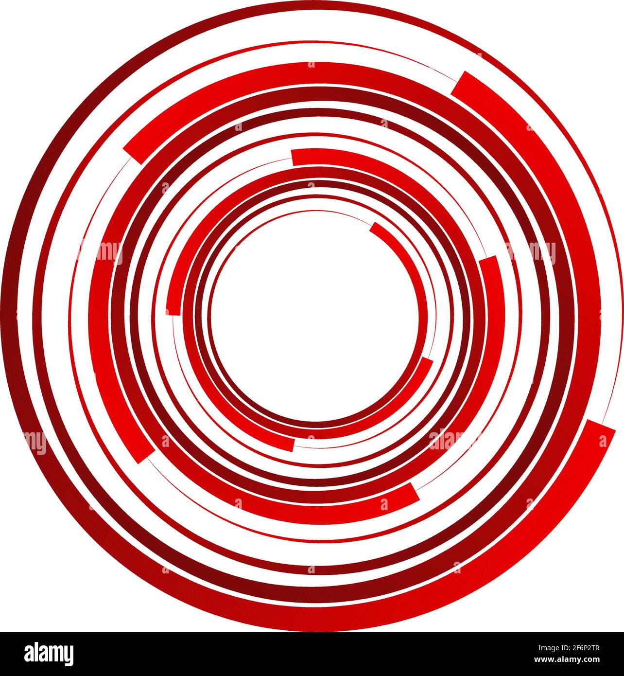 Geometric spiral, swirl, twirl circles. Abstract circular illustration ...