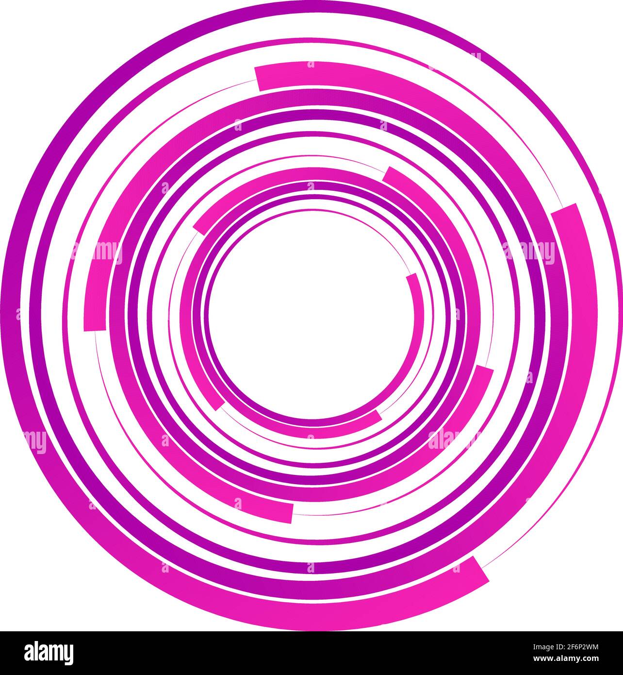 Geometric spiral, swirl, twirl circles. Abstract circular illustration ...