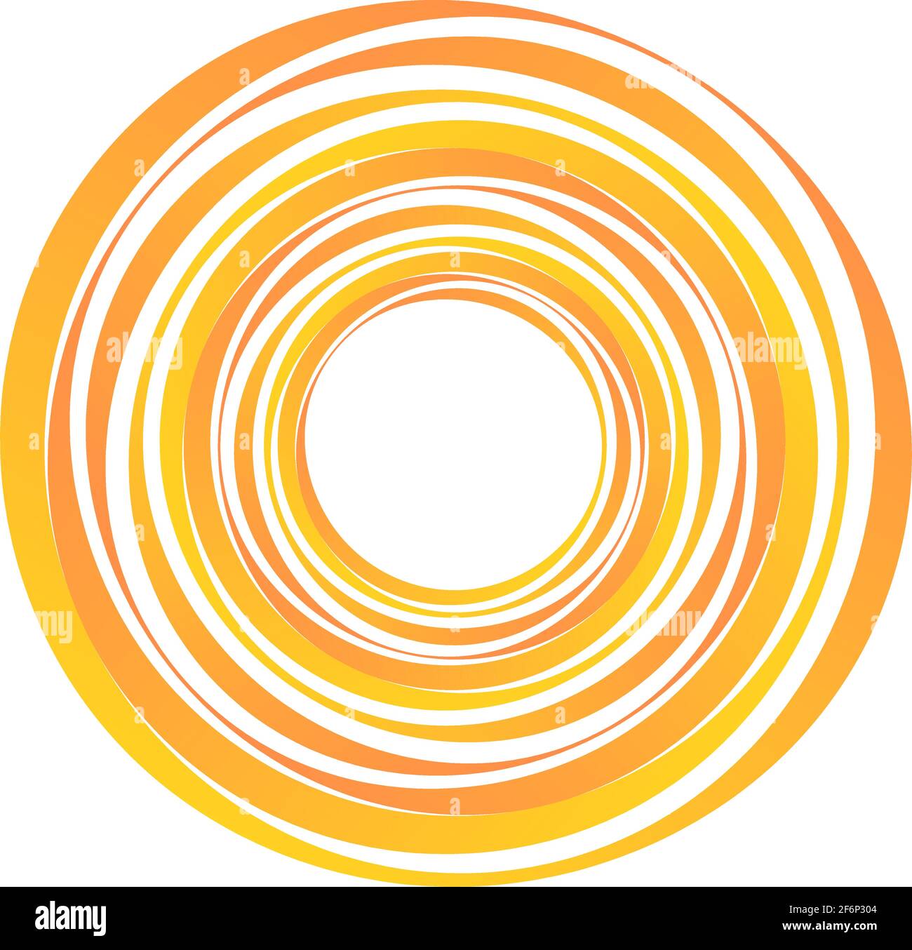 Geometric spiral, swirl, twirl circles. Abstract circular illustration ...