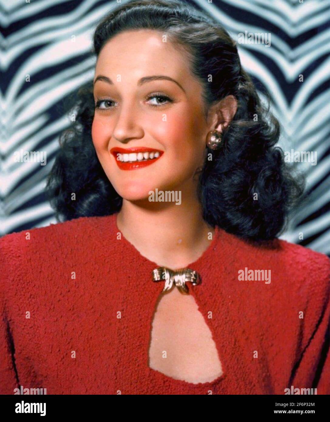 DOROTHY LAMOUR (1914-1996) American film actress and singer about 1945 ...