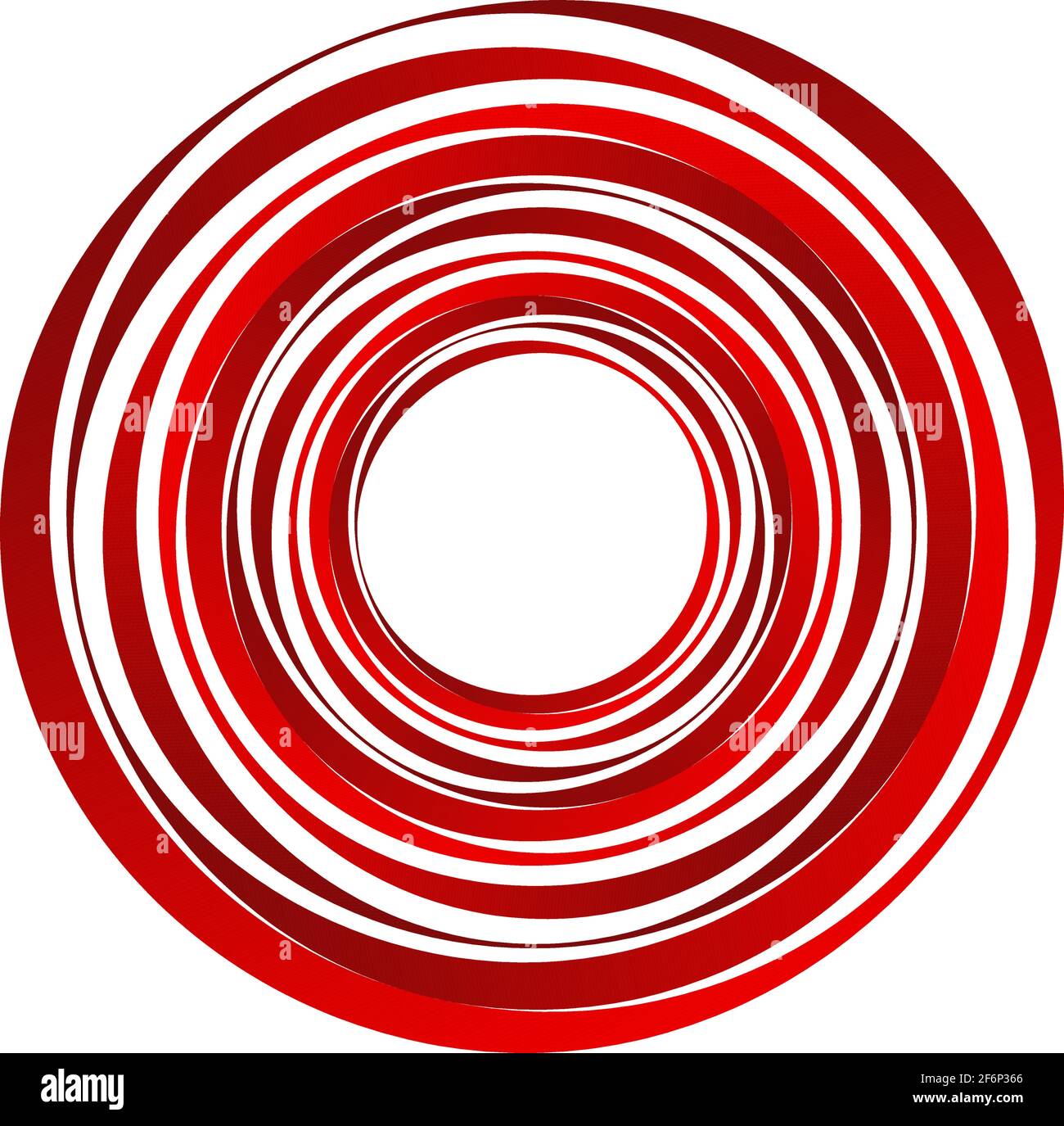Geometric spiral, swirl, twirl circles. Abstract circular illustration ...