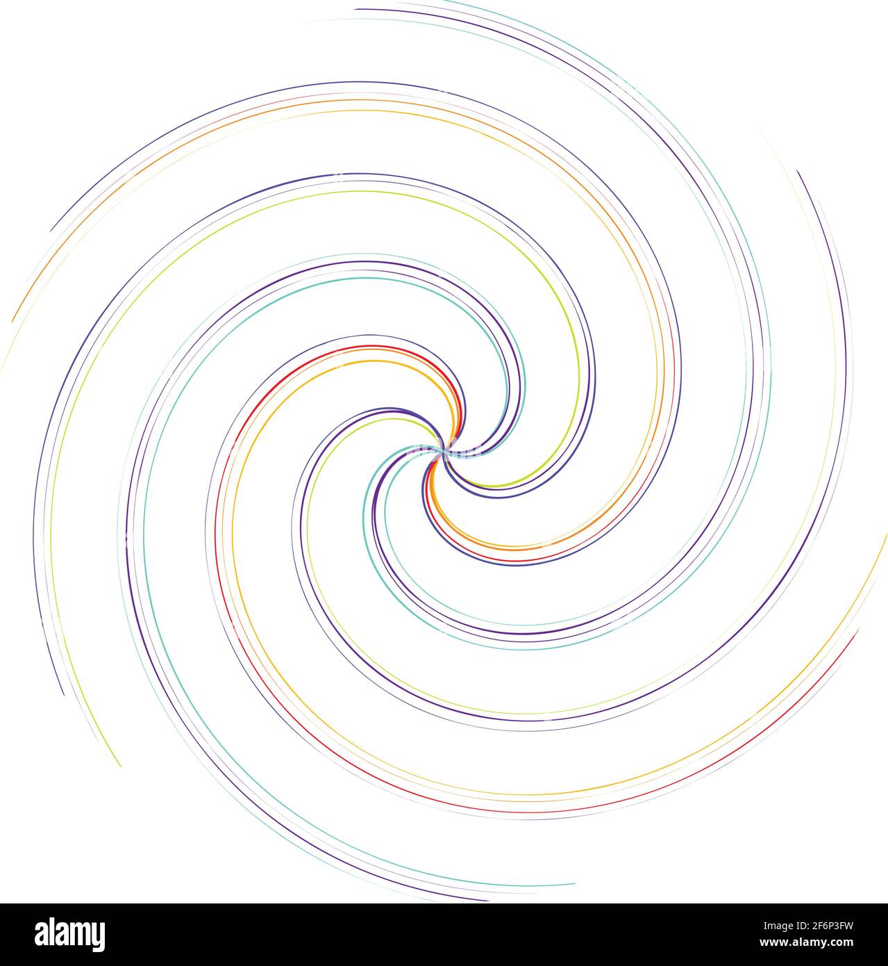 Spiral, swirl, twirl vector design element. Volute, helix, whorl vector ...
