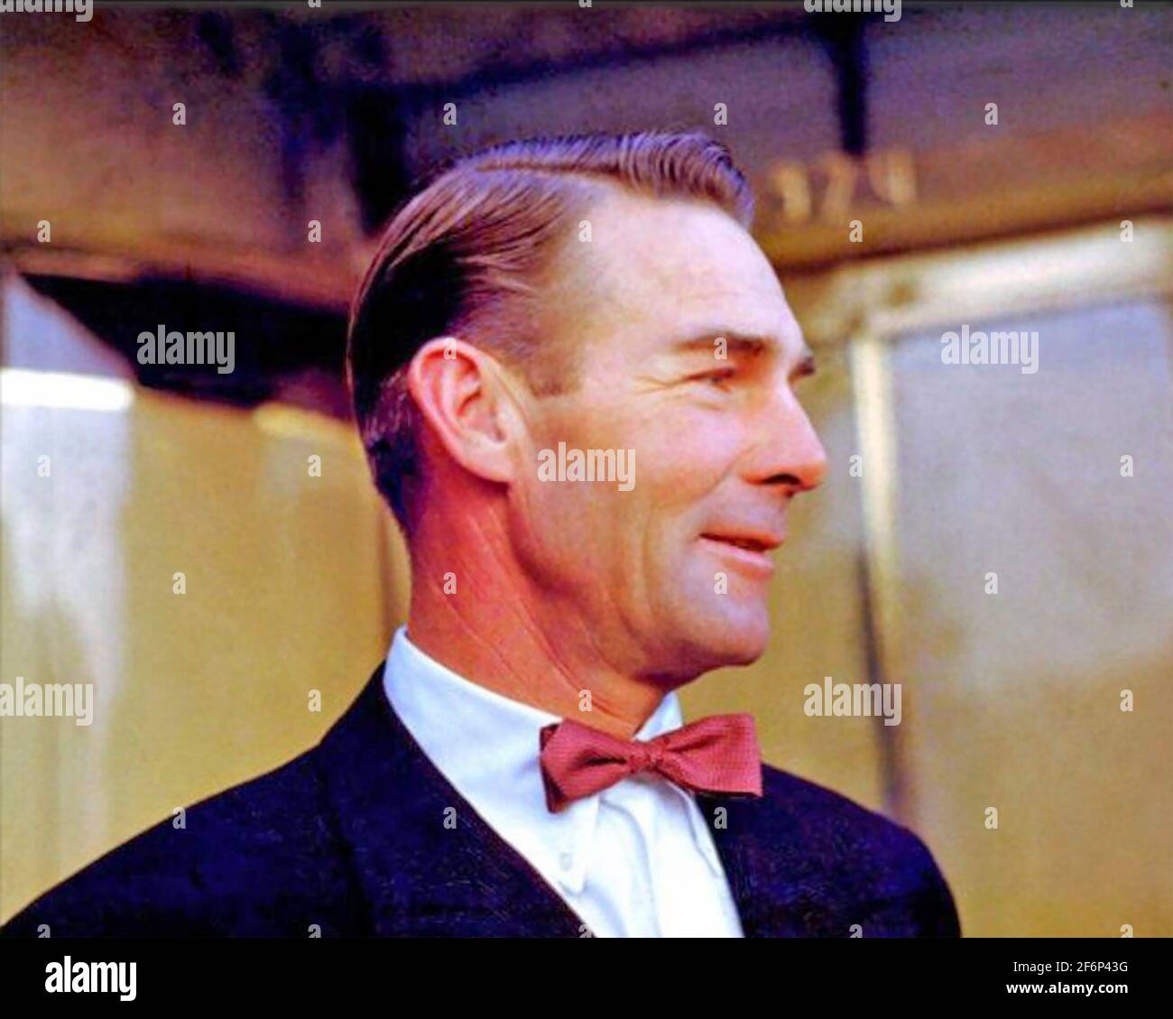 RANDOLPH SCOTT (1898-1987) American film actor about 1955.Photo ...