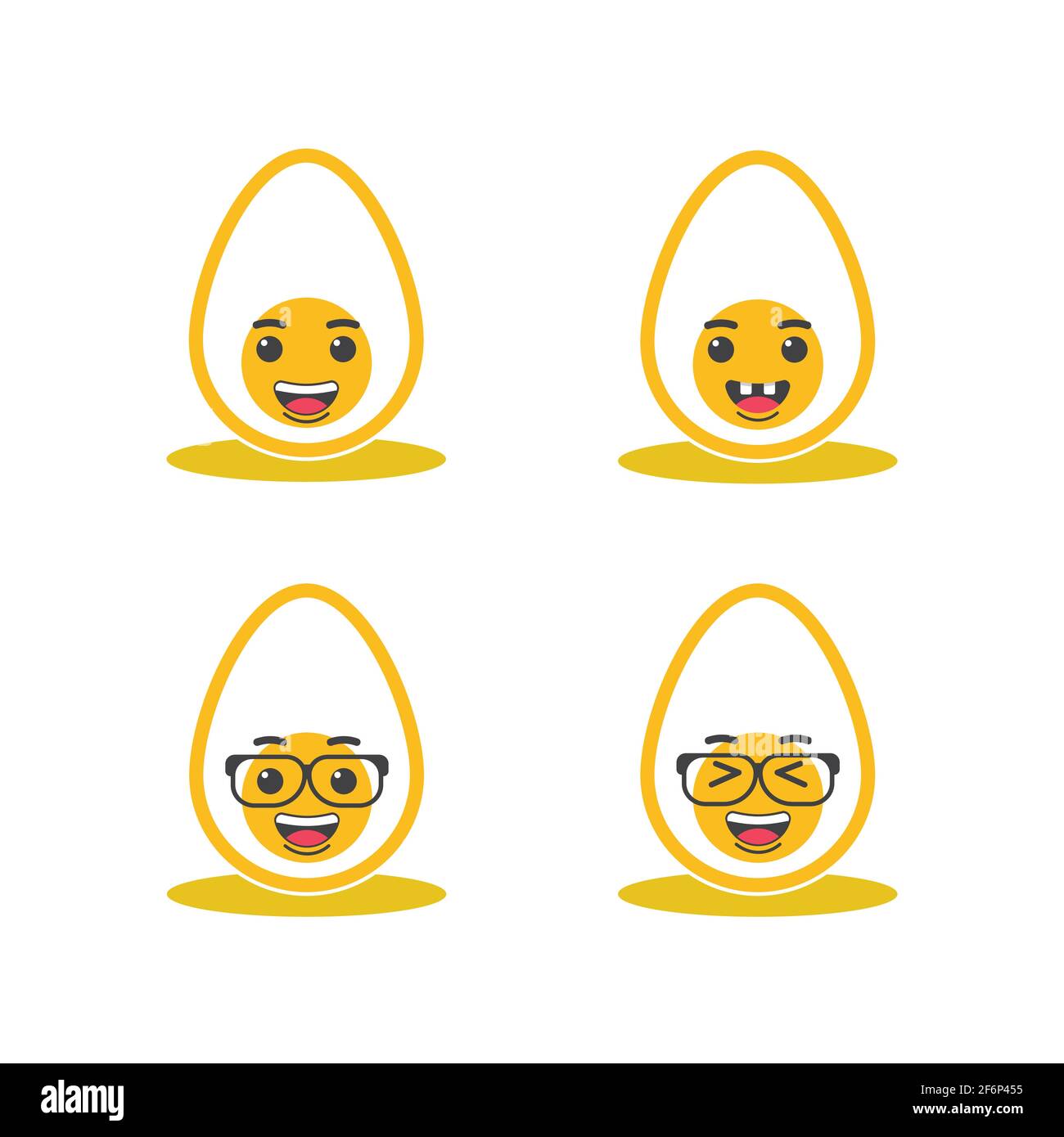 Smiley egg vector image Stock Vector Images - Alamy
