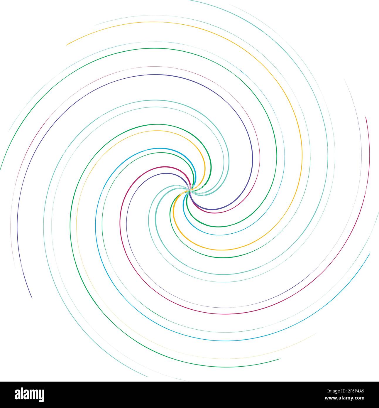 Spiral, swirl, twirl vector design element. Volute, helix, whorl vector ...
