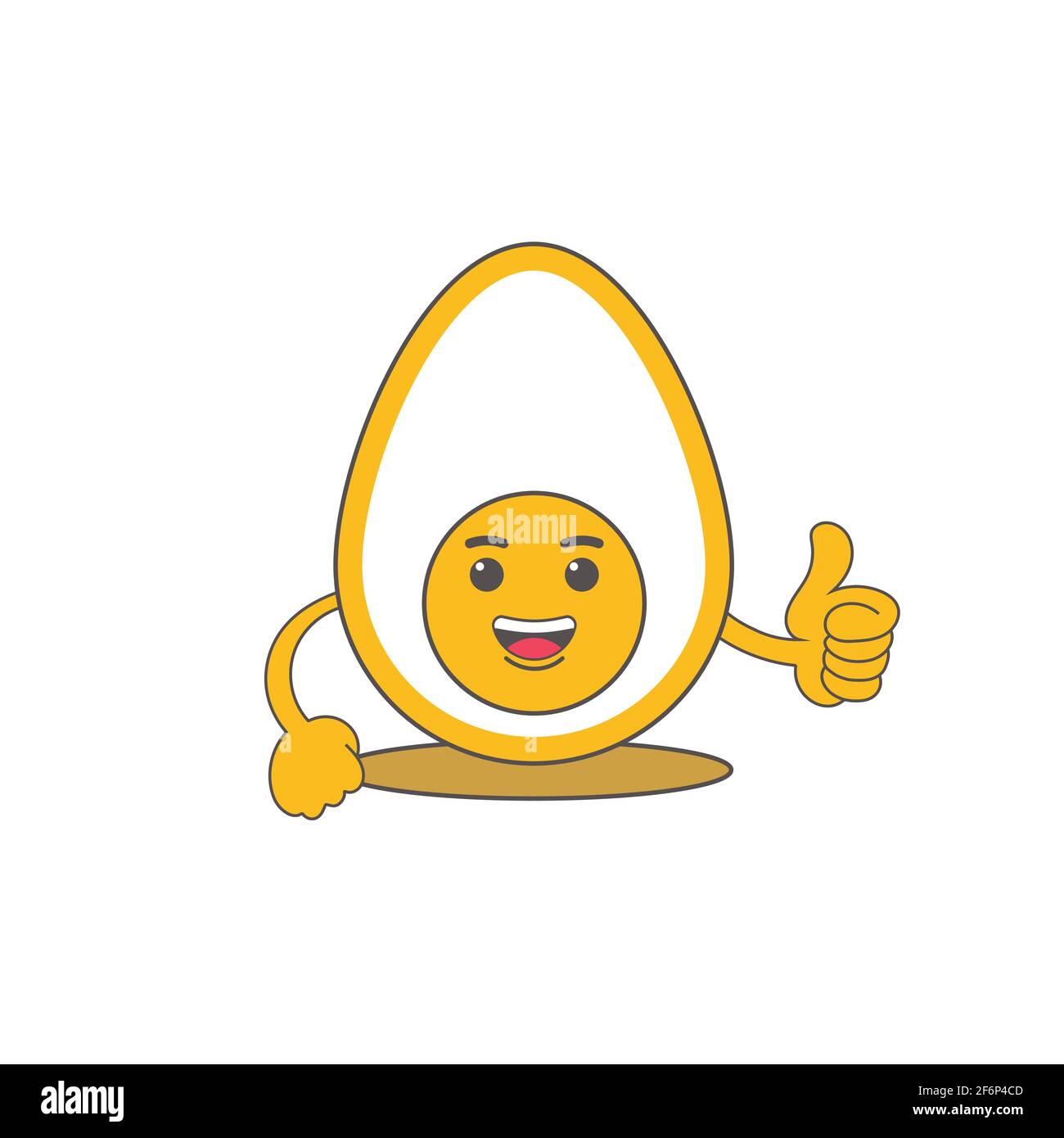 Egg cooking funny style Stock Vector Images - Alamy
