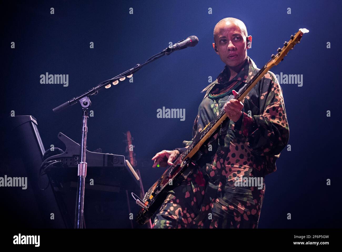 ITALY, Bologna 2019: Gail Ann Dorsey, touring bassist for Lenny Kravitz ...
