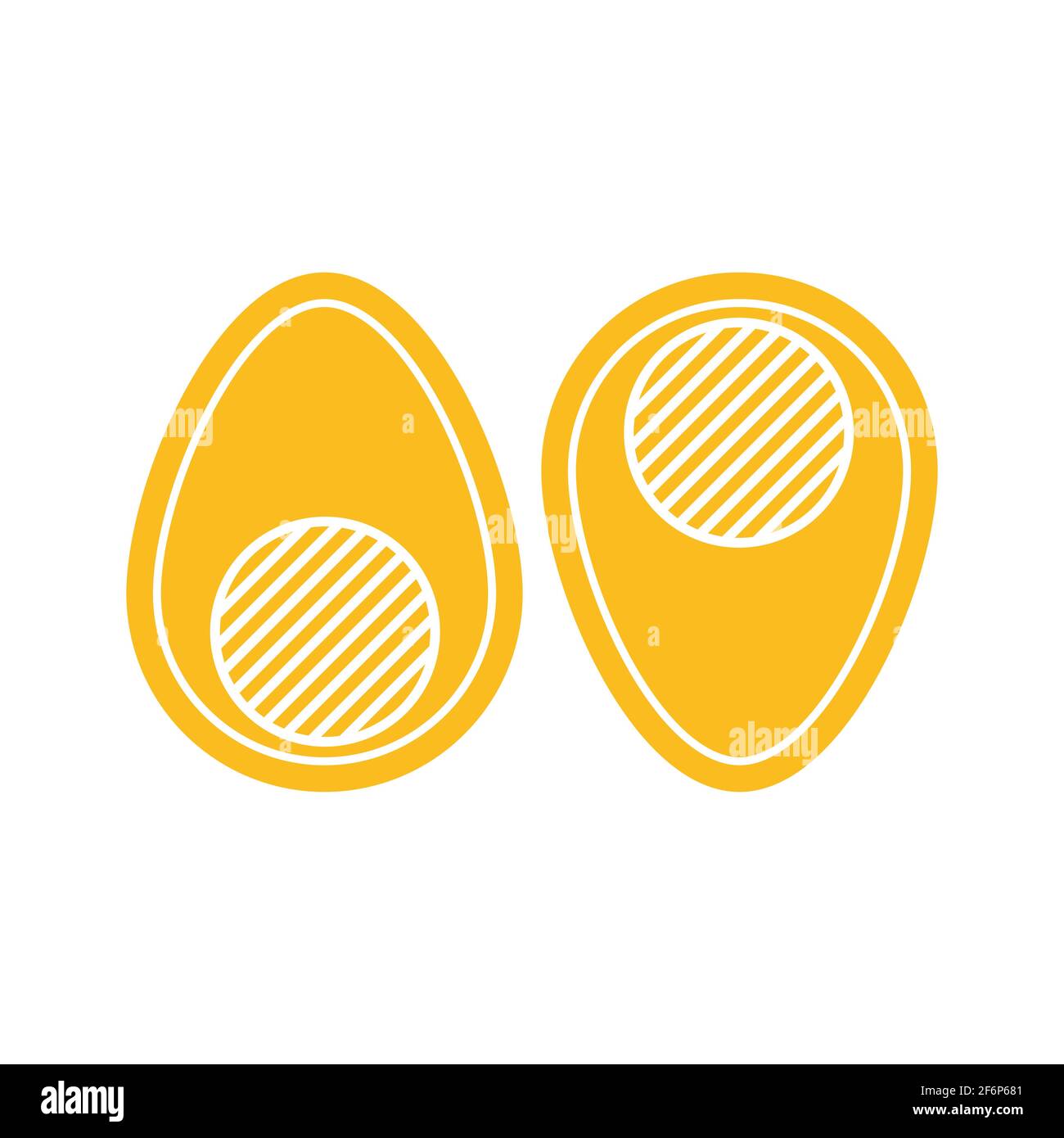 egg line art flat design vector image Stock Vector Image & Art - Alamy