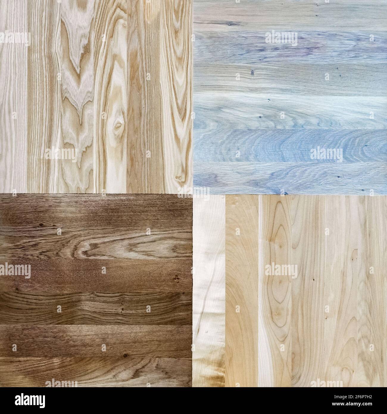 Samples of wooden panels of interior decoration of the room Stock Photo ...