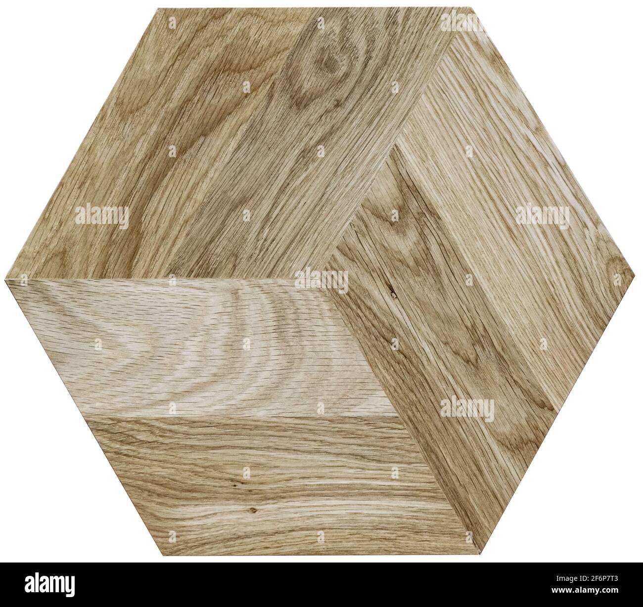 Hexagonal wood panel for interior decoration Stock Photo - Alamy