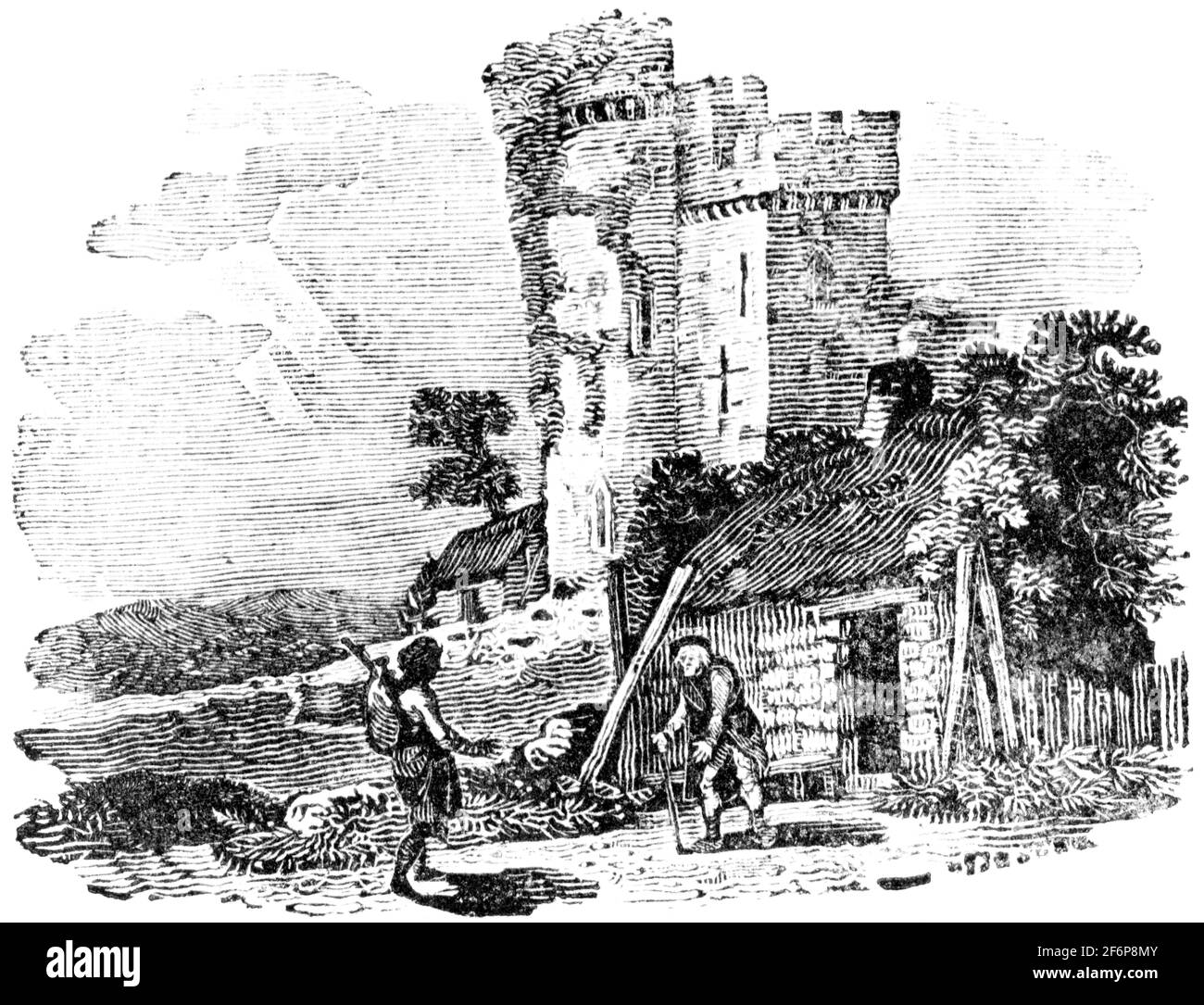 A Tail-piece engraved by Thomas Bewick from 'The History of British ...