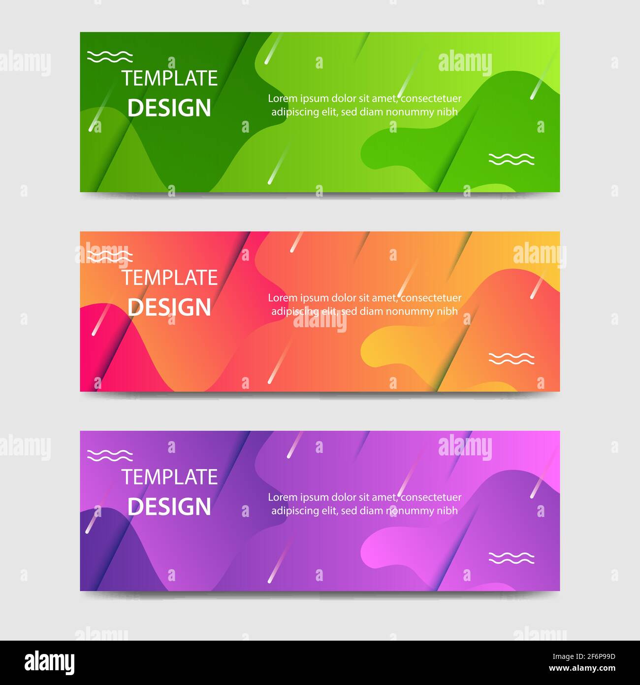 Vibrant gradient and futuristic background template for headline and ...