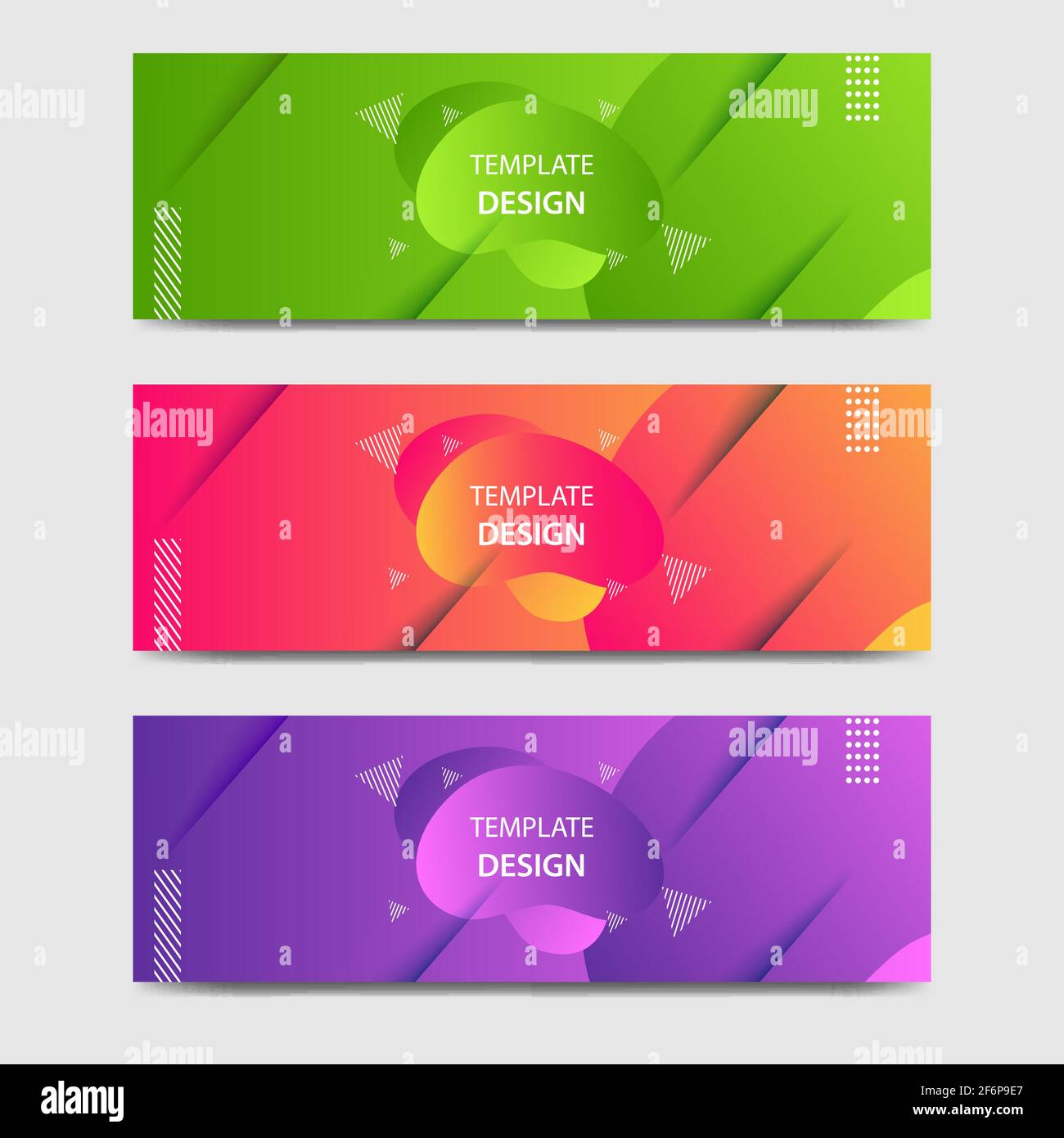 Vibrant gradient and futuristic background template for headline and ...