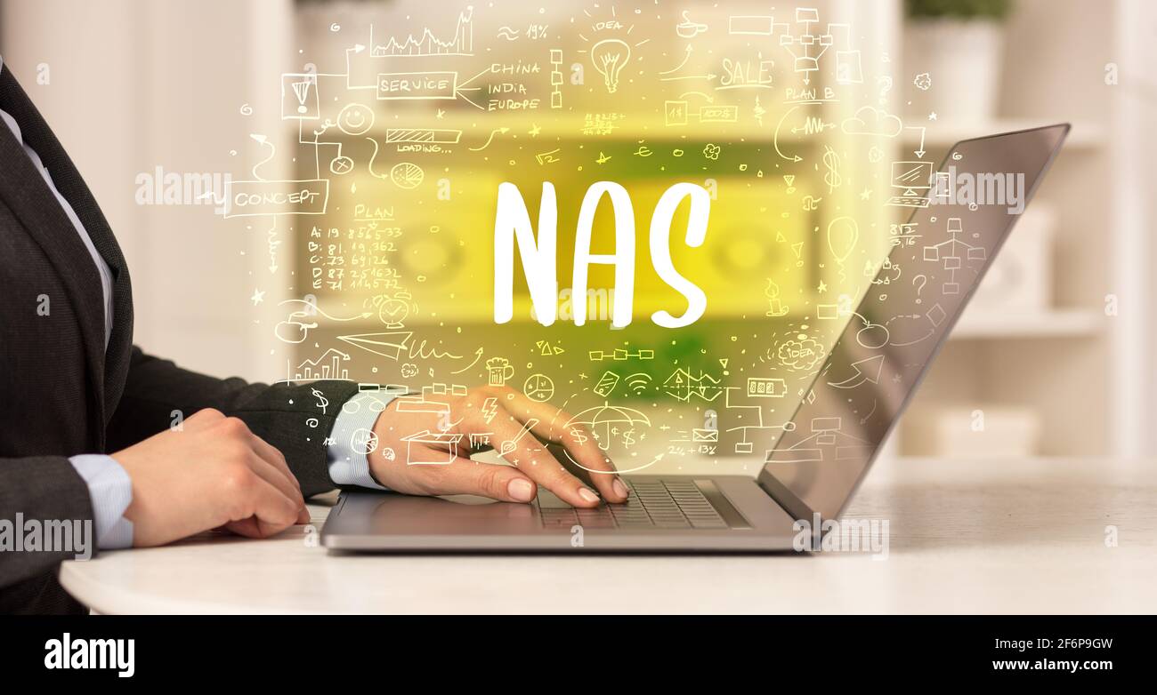 hand working on new modern computer Stock Photo - Alamy