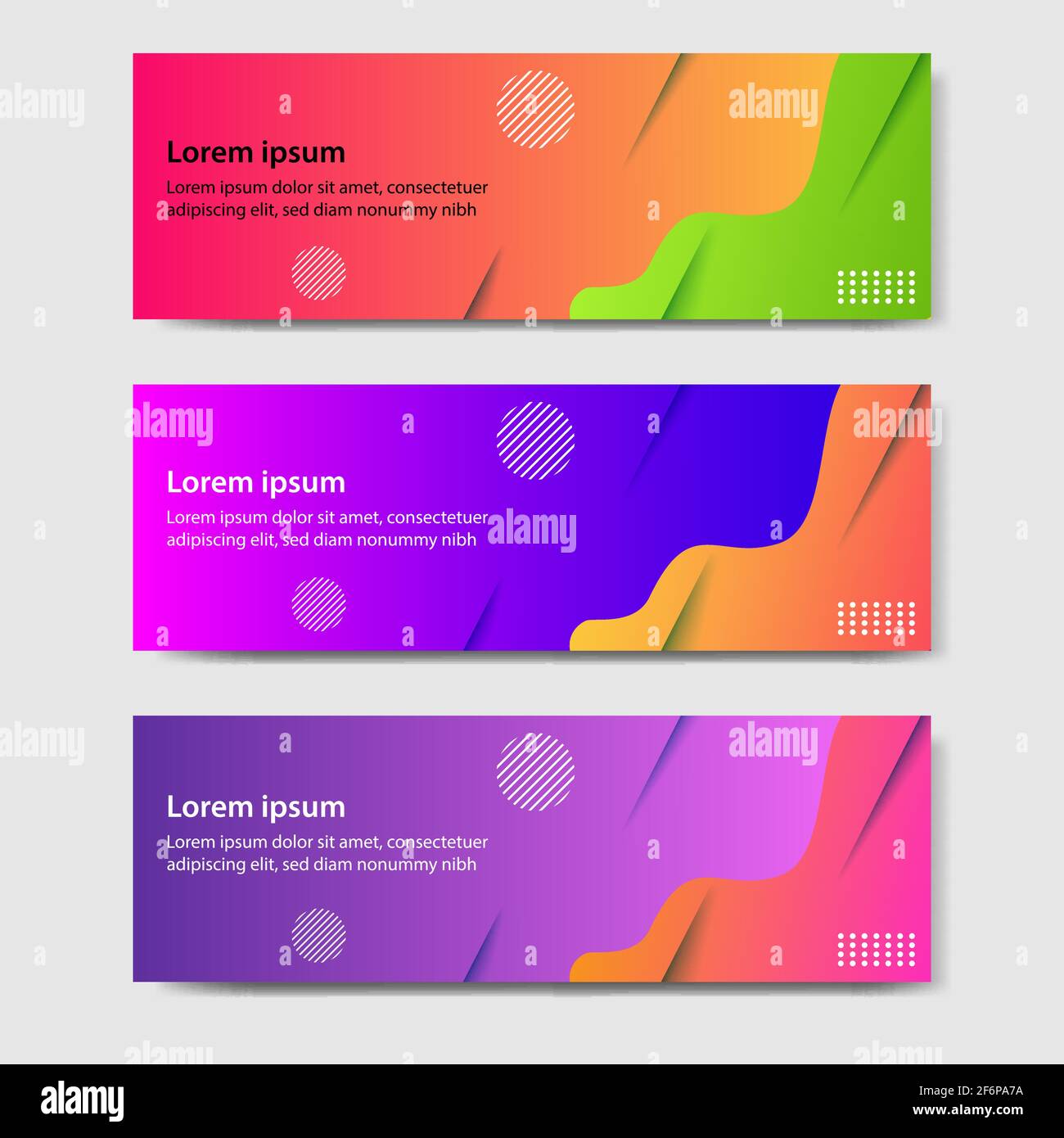 Vibrant gradient and futuristic background template for headline and ...