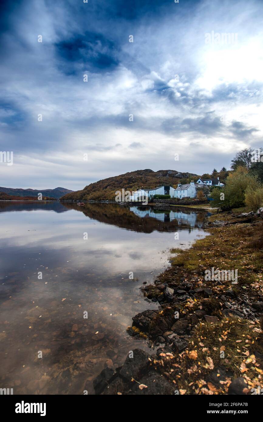 Badachro images, scottish highlands Stock Photo - Alamy