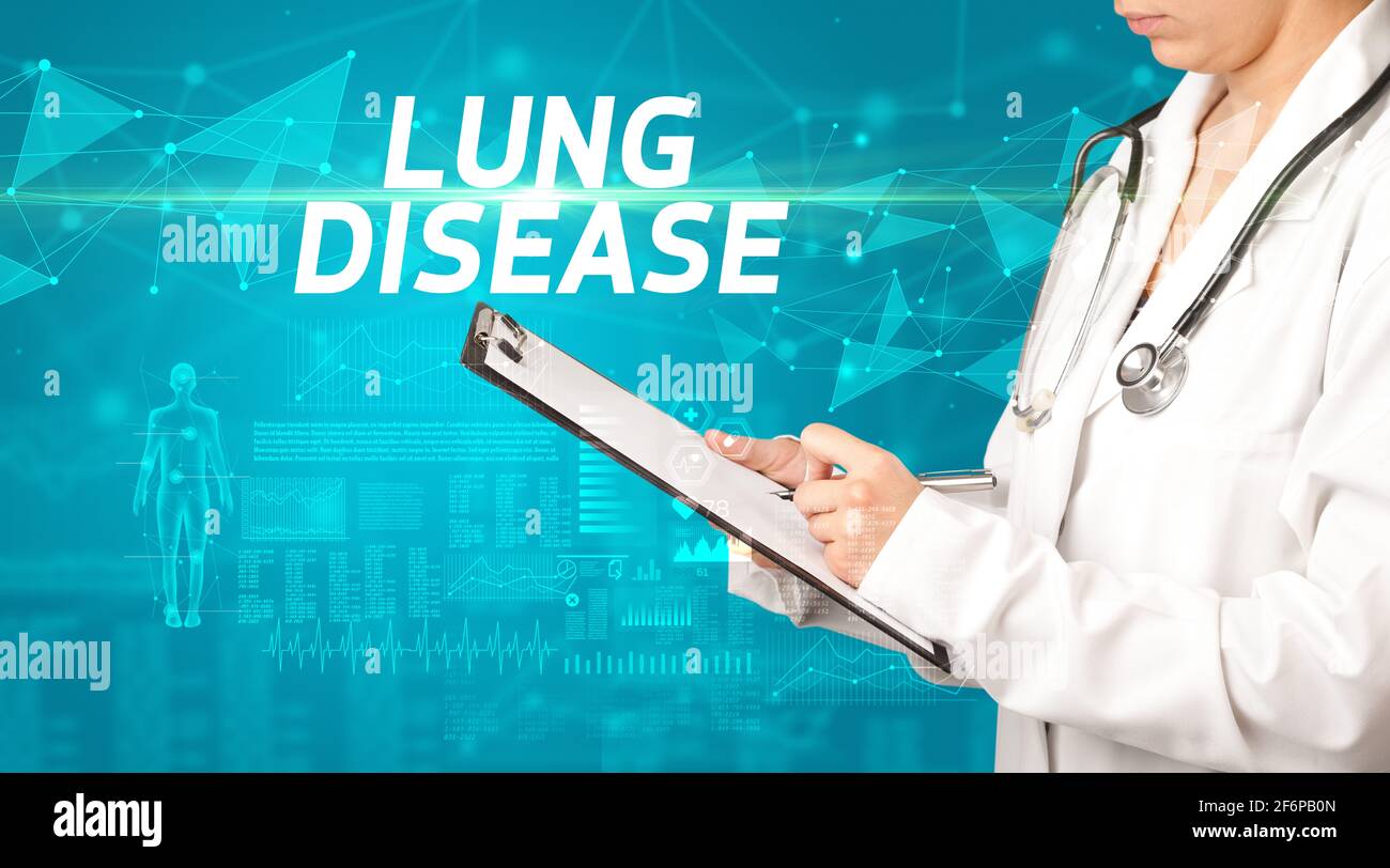 doctor writes notes on the clipboard, medical diagnosis concept Stock ...