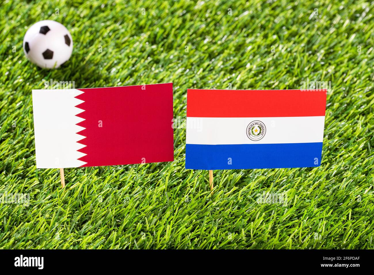 Qatar paraguay flag hi-res stock photography and images - Alamy