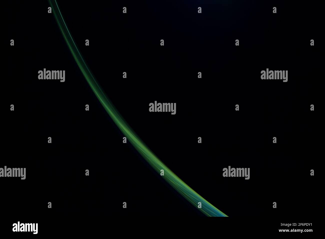 green light lines on a black background Stock Photo - Alamy