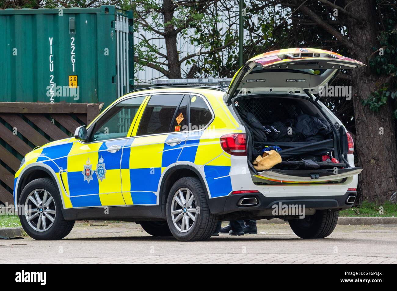Bmw police vehicle hi-res stock photography and images - Alamy