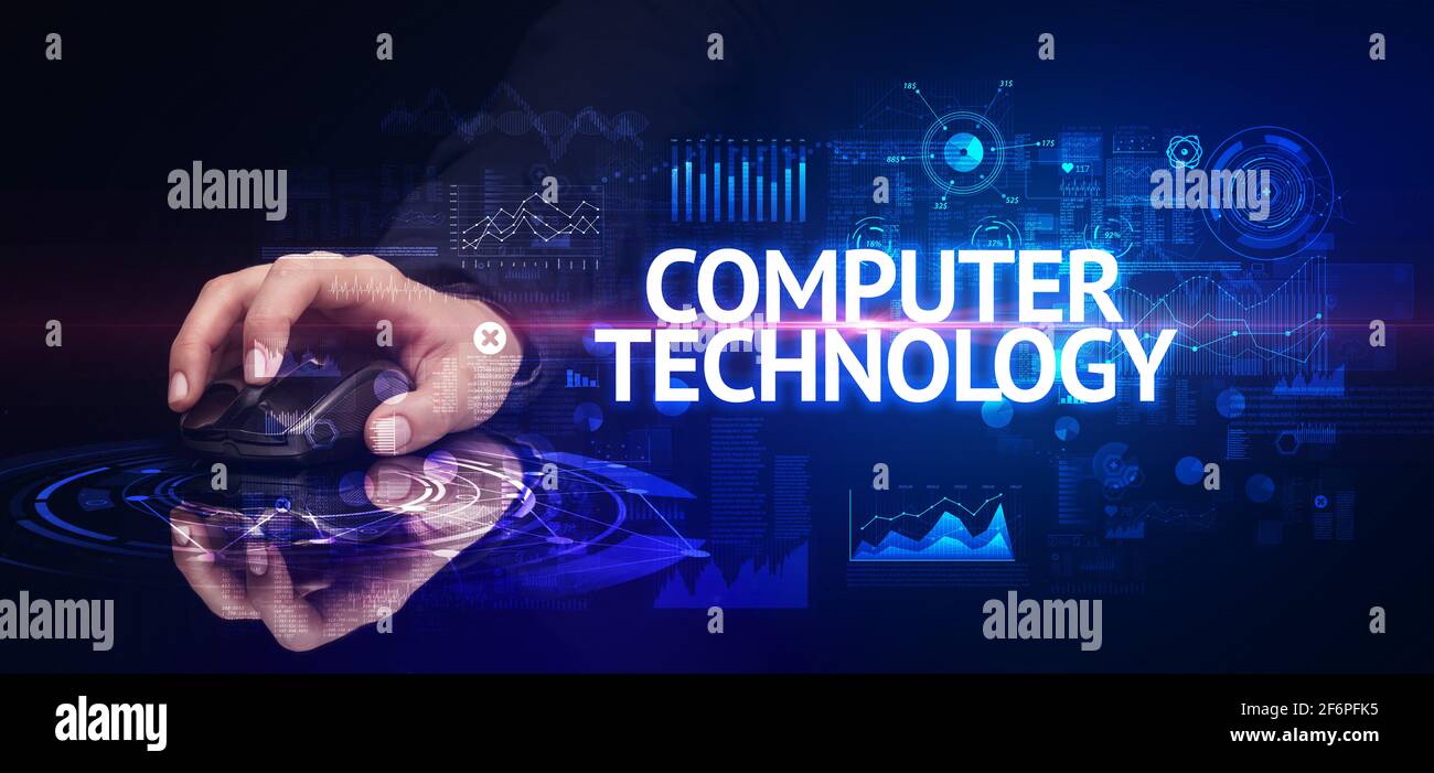hand holding wireless peripheral, modern technology concept Stock Photo ...