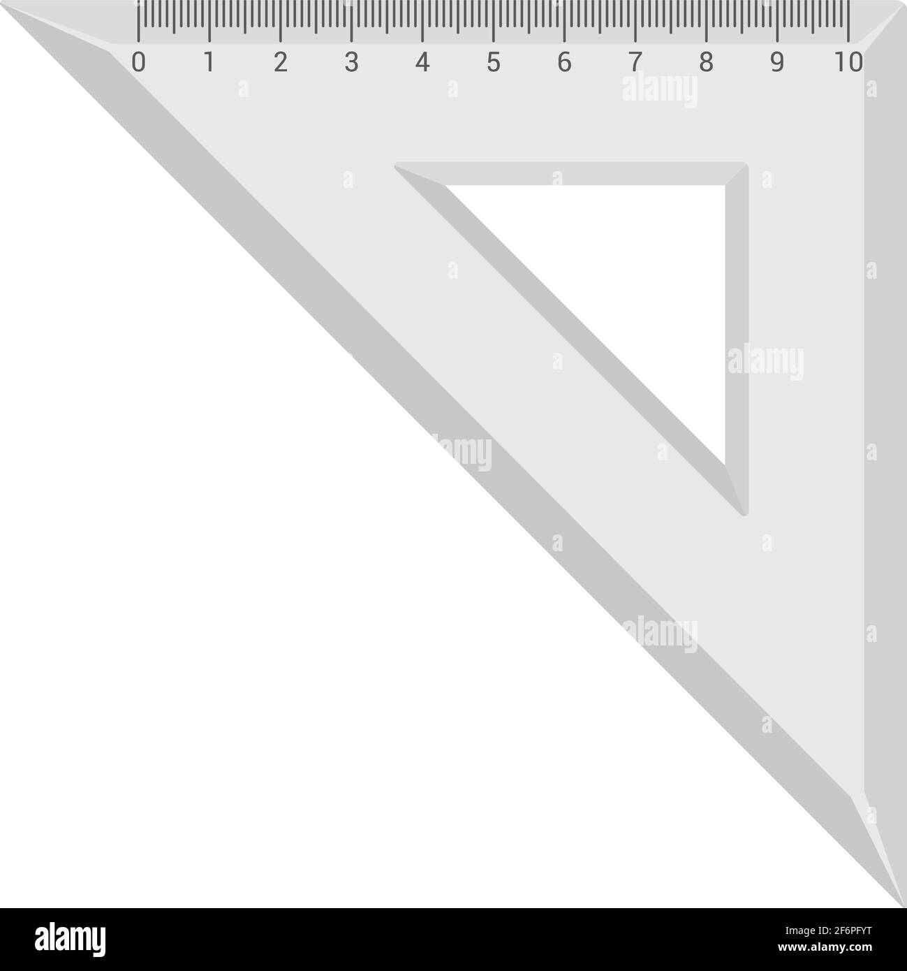 Triangle ruler Stock Vector Images - Alamy