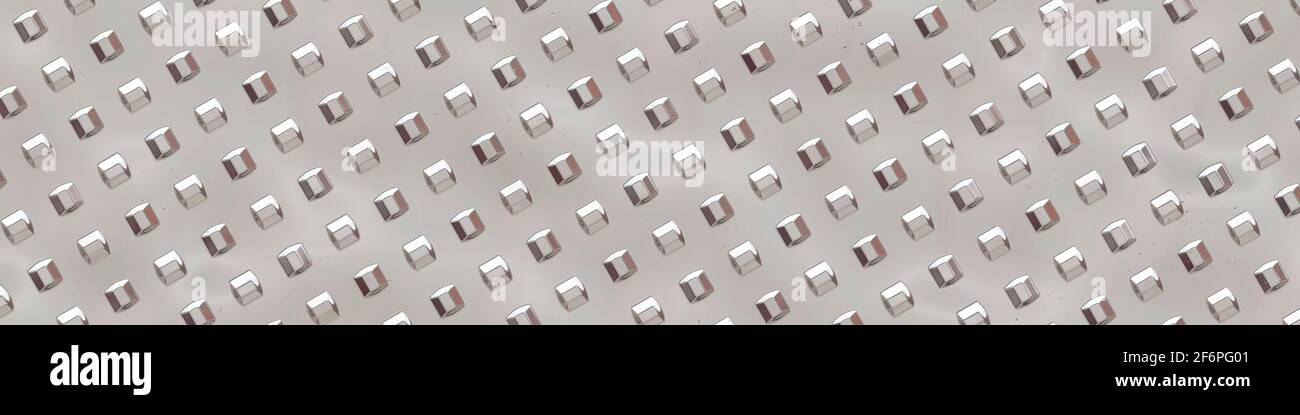 Black and white gradient seamless volumetric pattern. Texture of metal ...