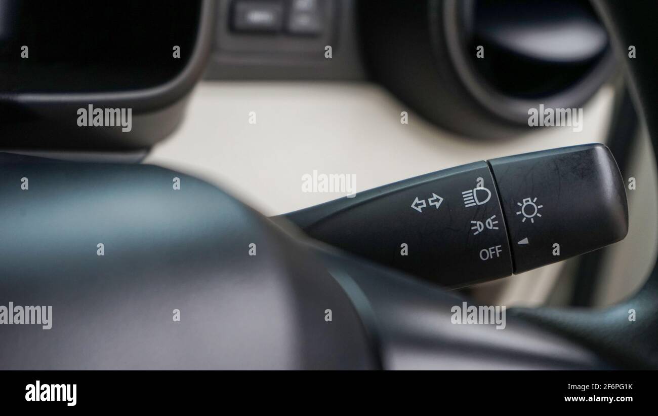 Close up of parts of modern cars Stock Photo - Alamy