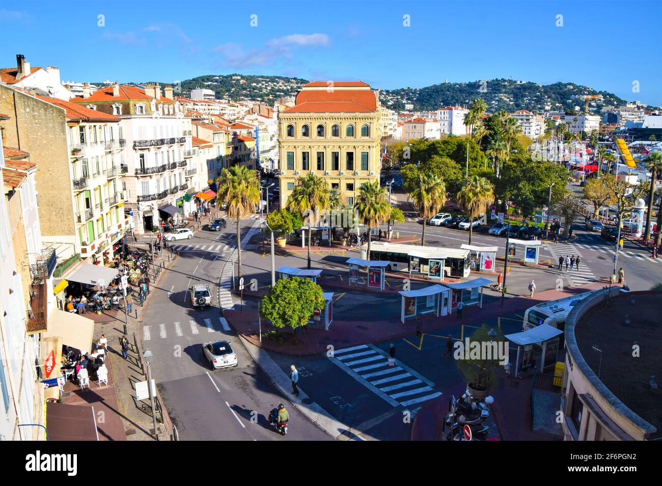 Aerial view of Cannes, South of France Stock Photo - Alamy