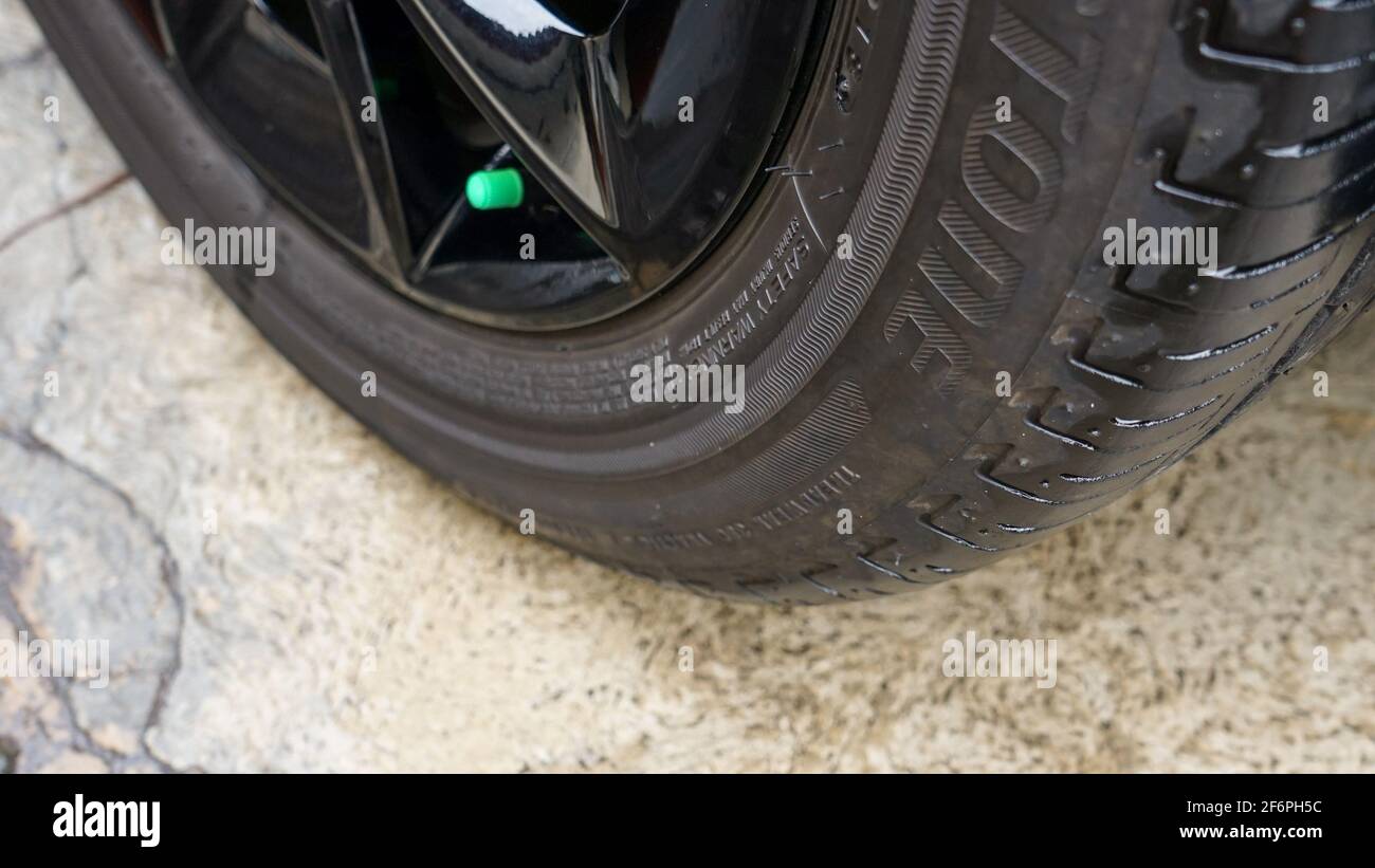 Close up of parts of modern cars Stock Photo - Alamy