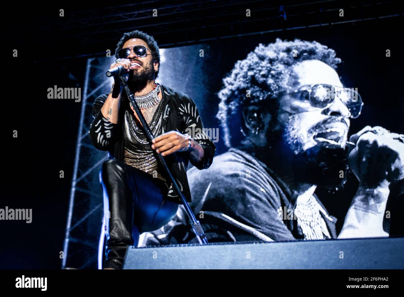 ITALY, LUCCA 2015: The American singer, songwriter, musician, record ...