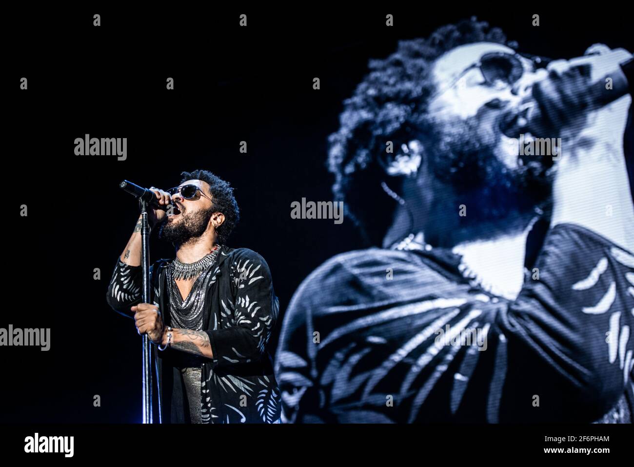 ITALY, LUCCA 2015: The American singer, songwriter, musician, record ...